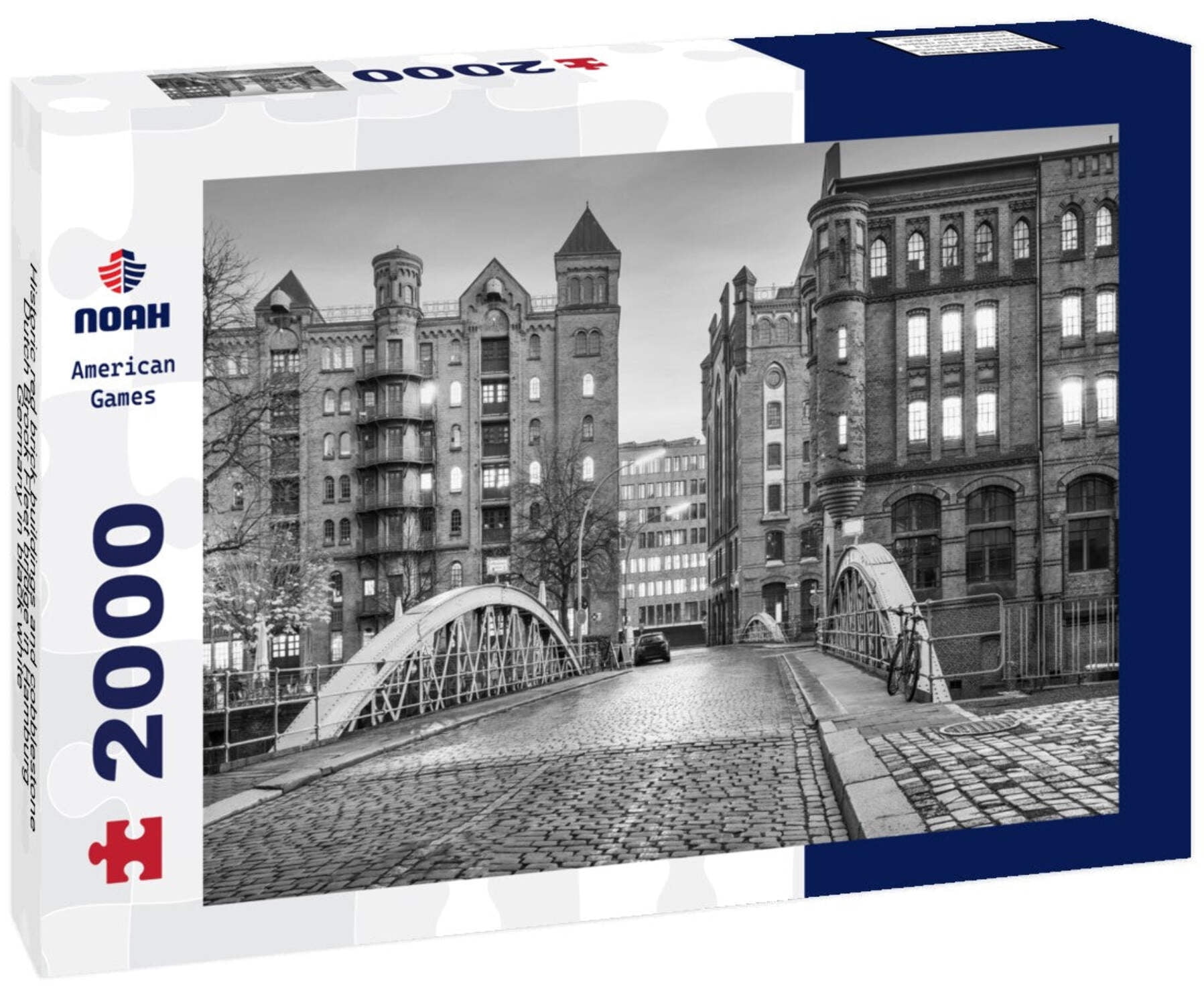 Noah Jigsaw Puzzle Historic red brick buildings and cobblestone Dutch ...