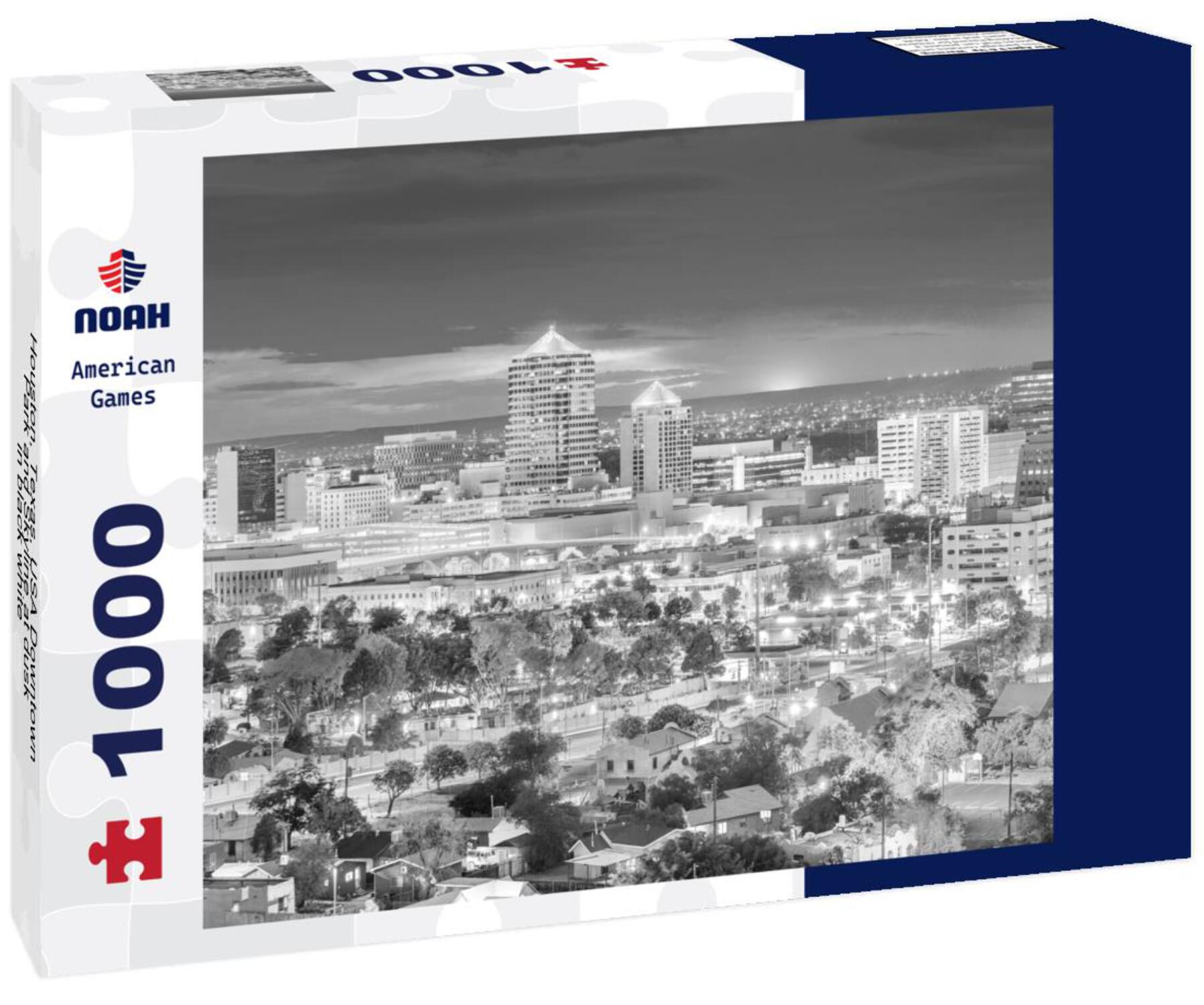 Noah Jigsaw Puzzle Houston, Texas, USA Downtown Park and Skyline at ...