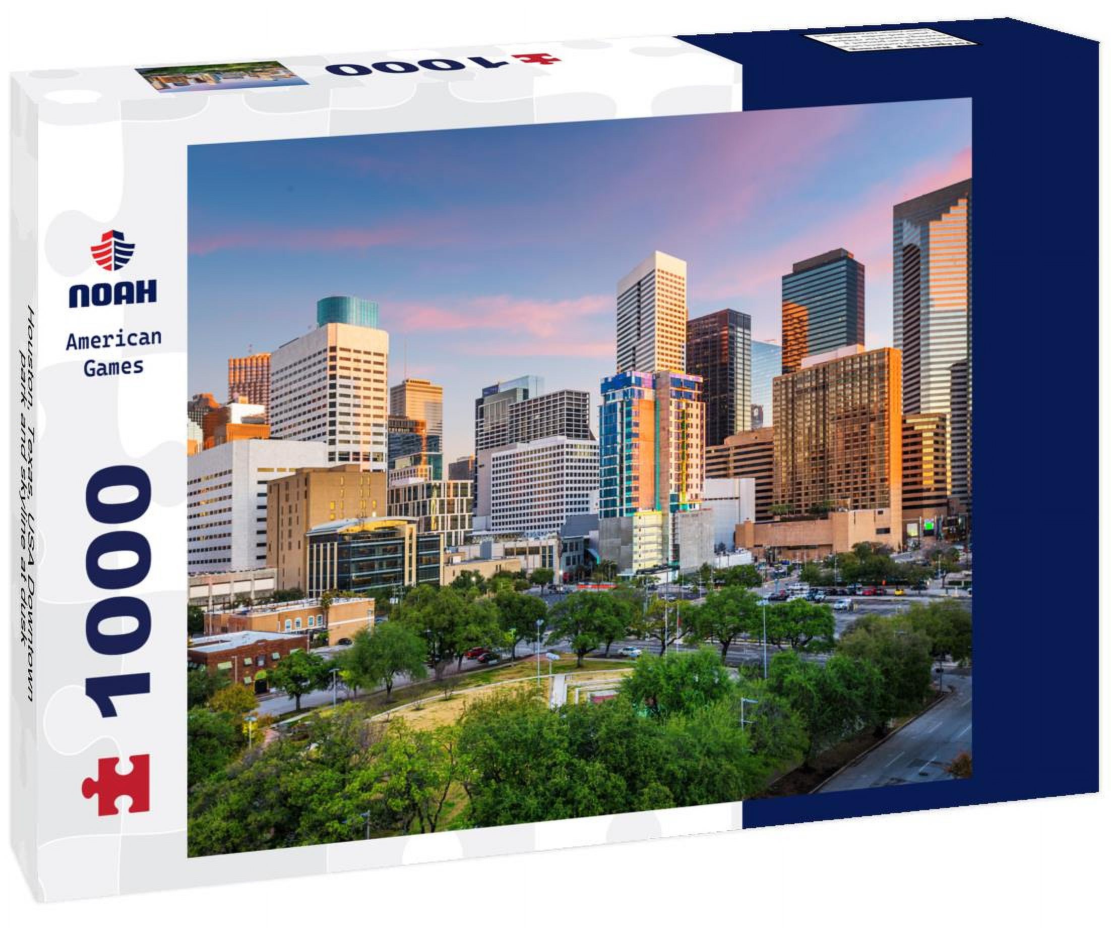 Noah Jigsaw Puzzle Houston, Texas, USA Downtown park and skyline at ...