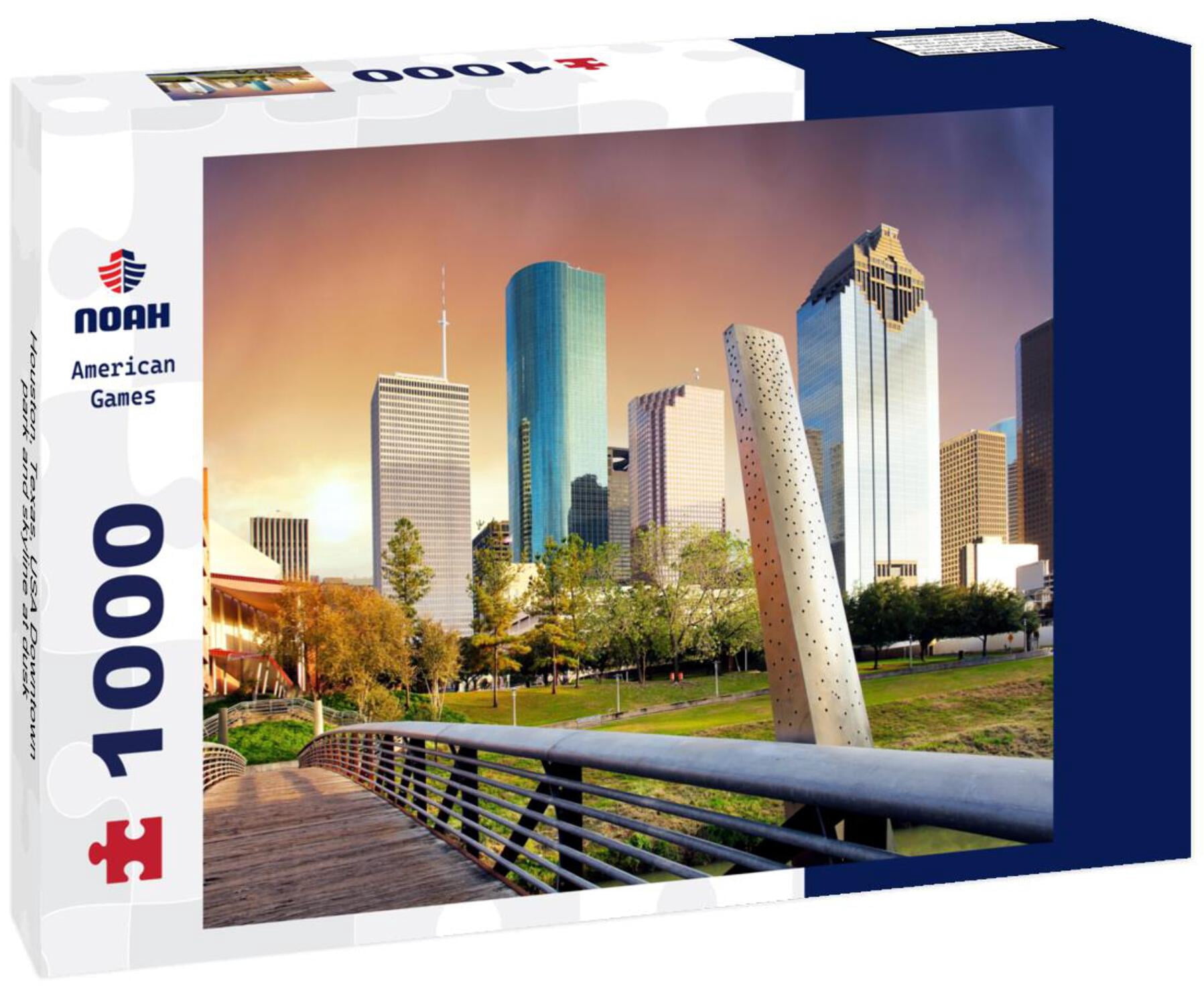 Noah Jigsaw Puzzle Houston, Texas, USA Downtown park and skyline at ...