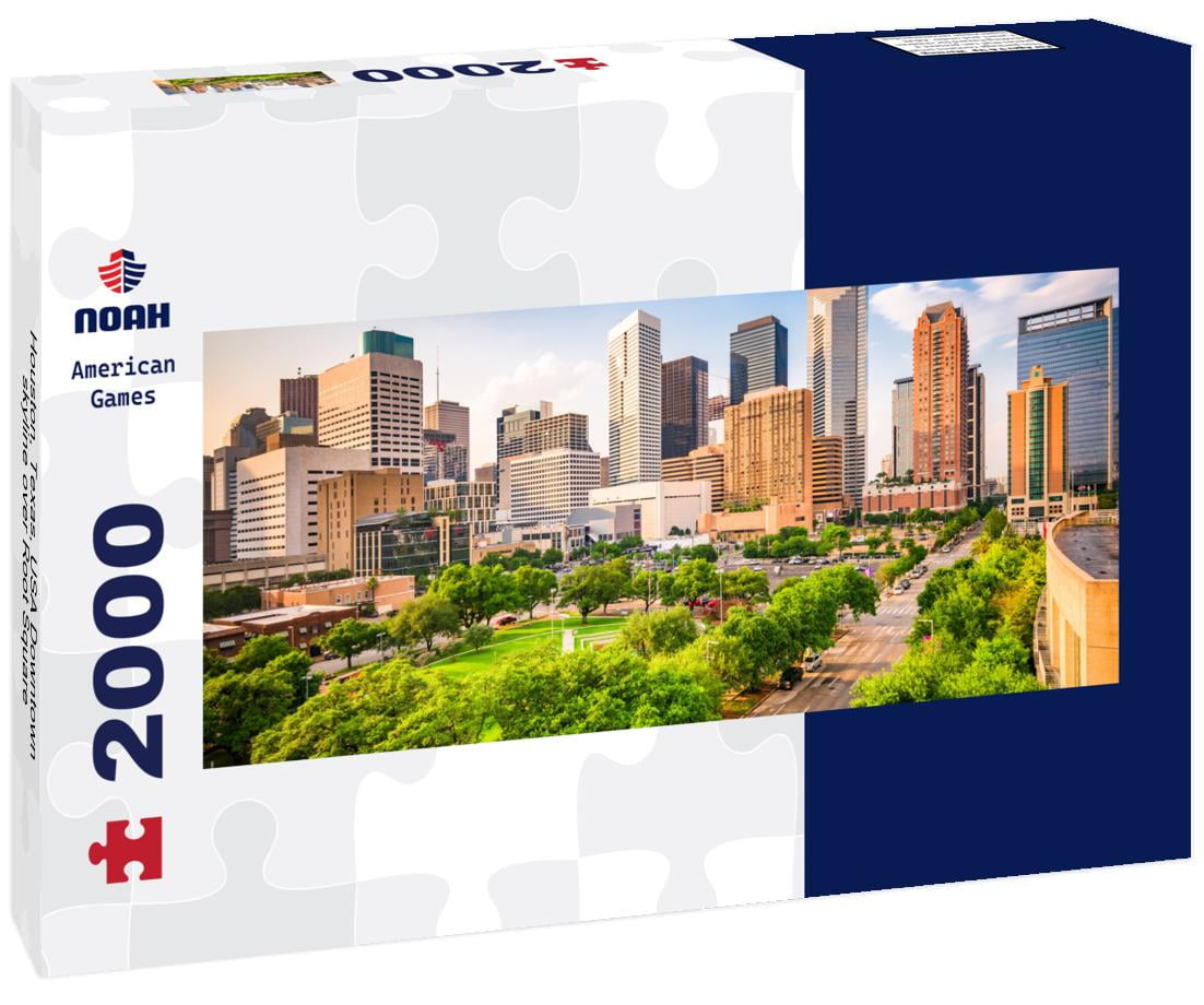 Noah Jigsaw Puzzle Houston, Texas, USA Downtown skyline over Root ...