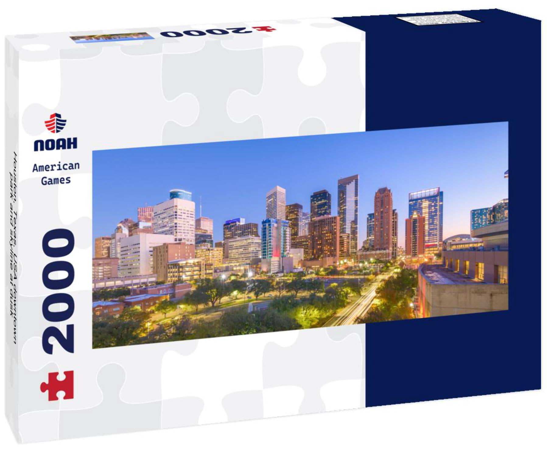 Noah Jigsaw Puzzle Houston, Texas, USA downtown park and skyline at ...