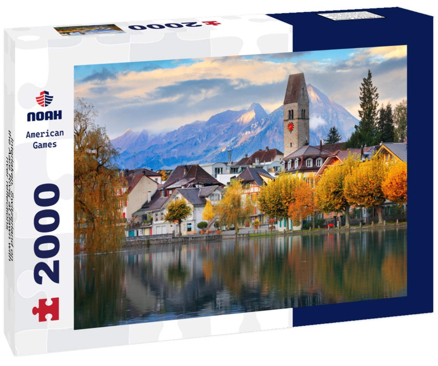 Noah Jigsaw Puzzle Interlaken, Switzerland on the Aare River at dawn ...