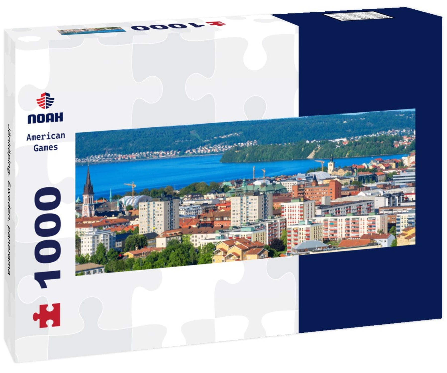 Noah Jigsaw Puzzle Jönköping. Sweden, Panorama 1000 Pieces - Walmart.com