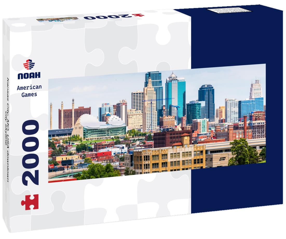 Noah Jigsaw Puzzle Kansas City, MO, USA downtown city skyline panorama ...