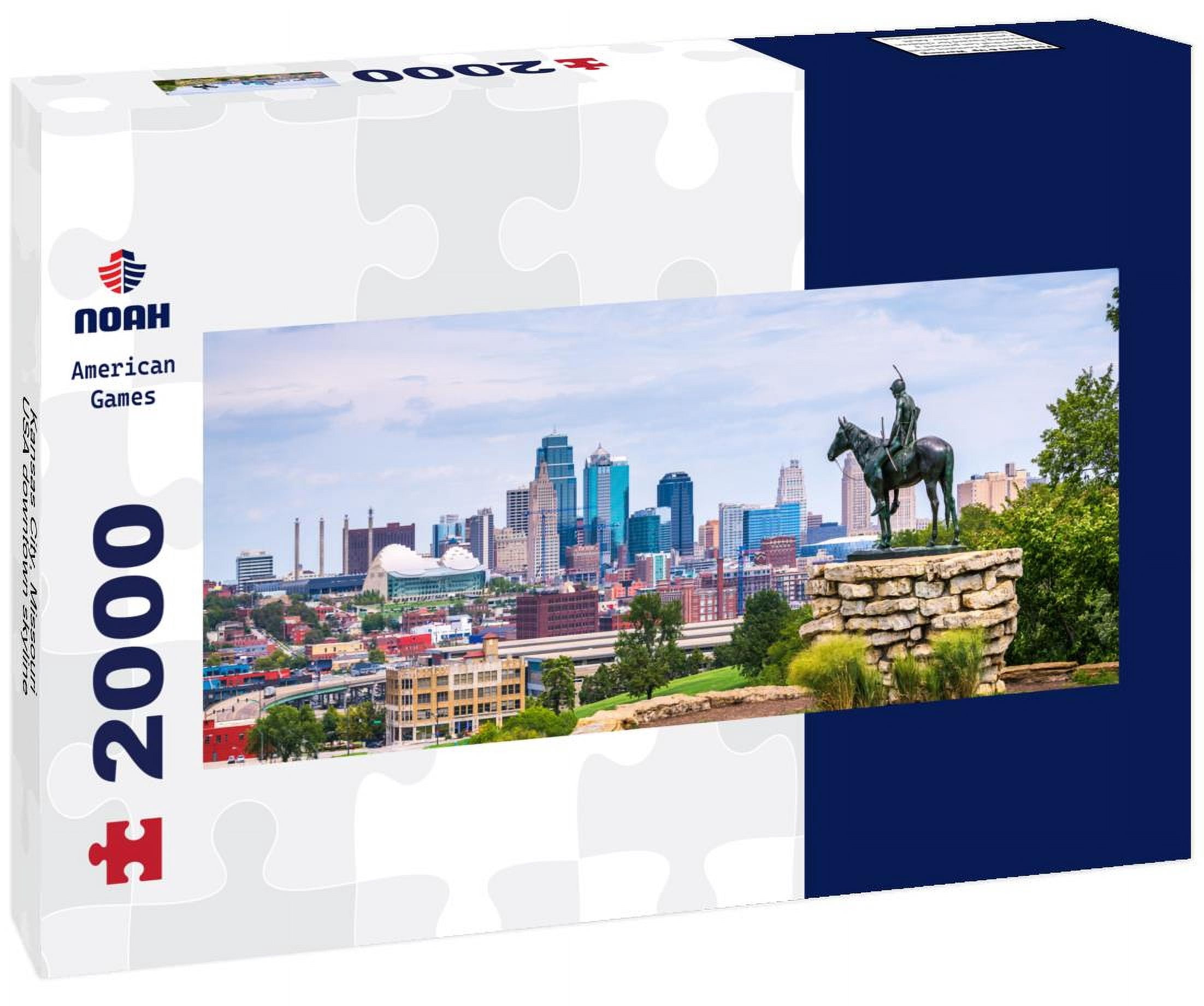 Noah Jigsaw Puzzle Kansas City, Missouri, USA downtown skyline panorama ...