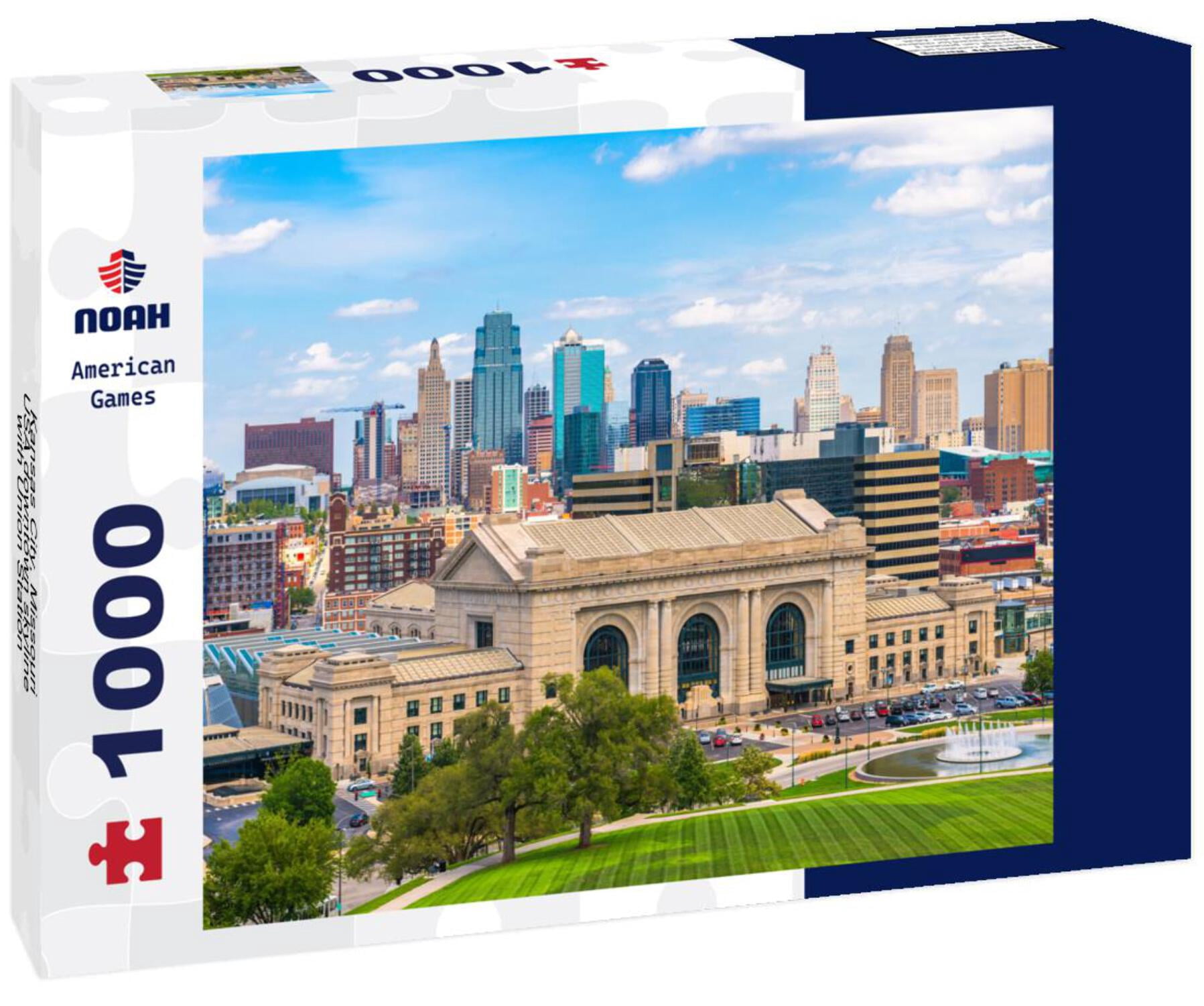 Noah Jigsaw Puzzle Kansas City, Missouri, USA downtown skyline with ...