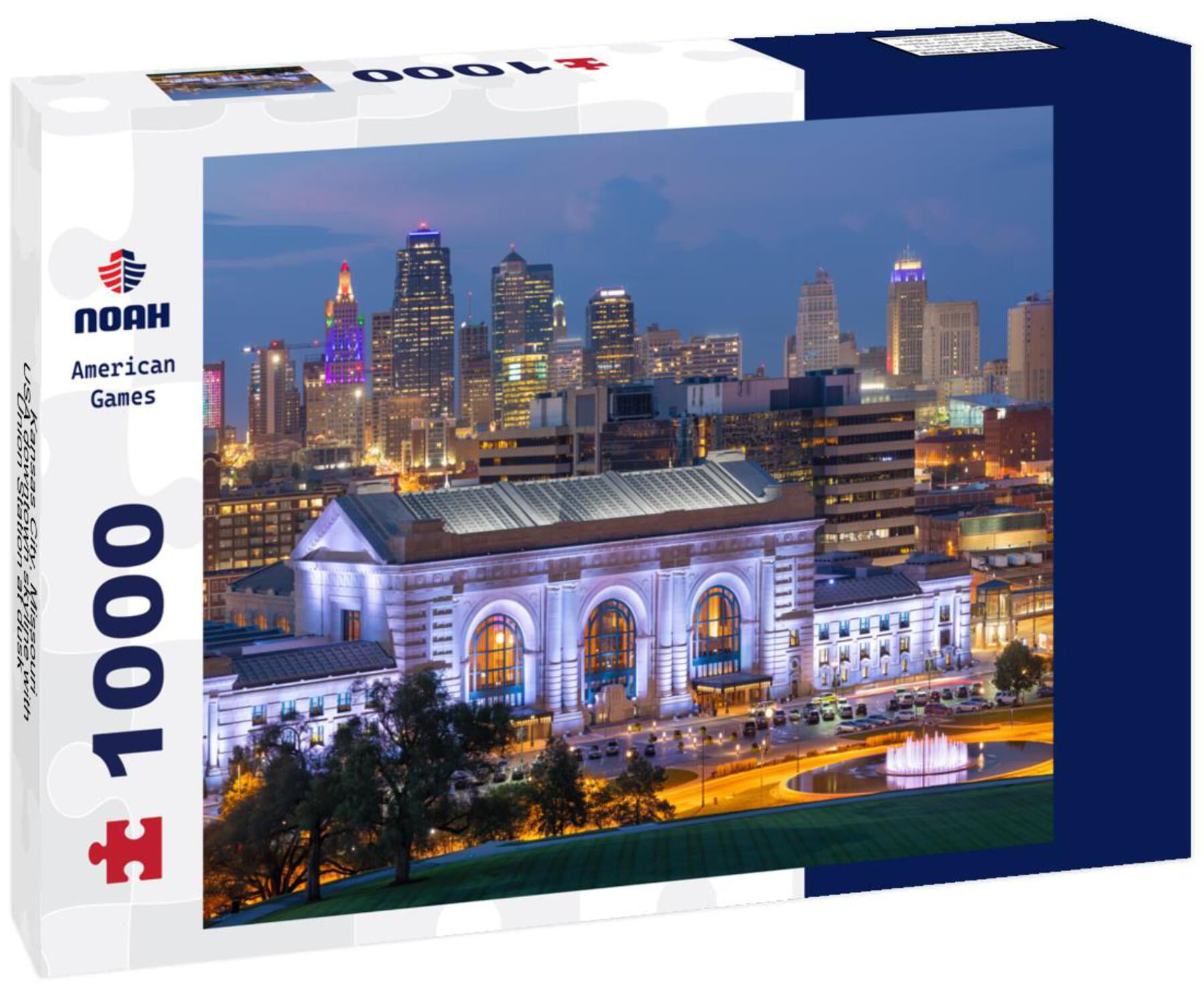 Noah Jigsaw Puzzle Kansas City, Missouri, USA downtown skyline with ...