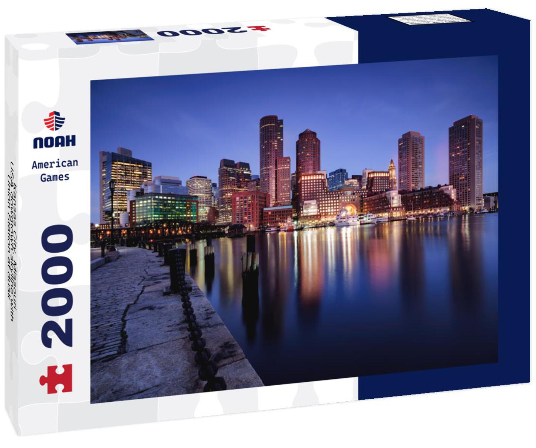 Noah Jigsaw Puzzle Kansas City, Missouri, USA downtown skyline with ...