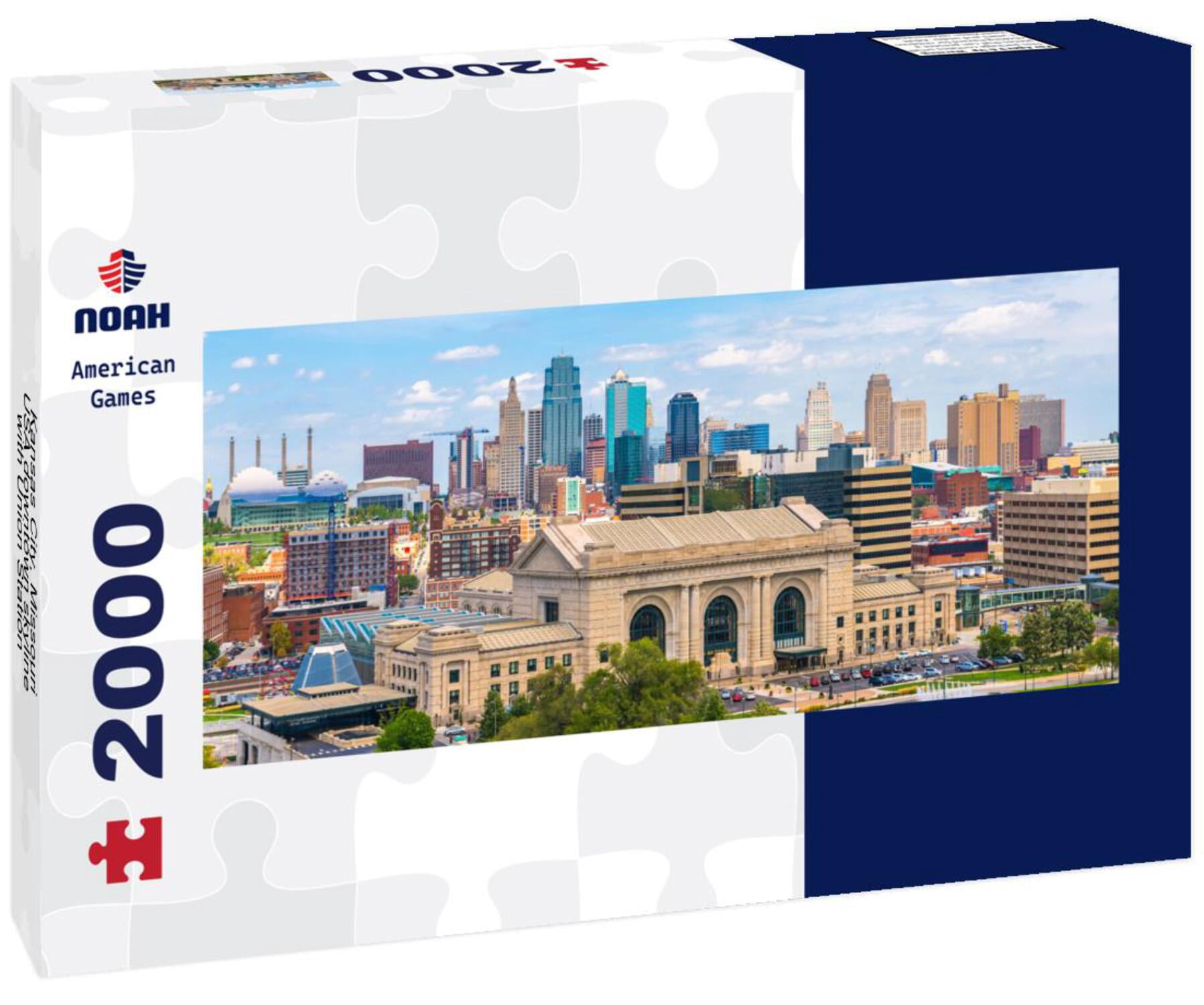 Noah Jigsaw Puzzle Kansas City, Missouri, USA downtown skyline with ...