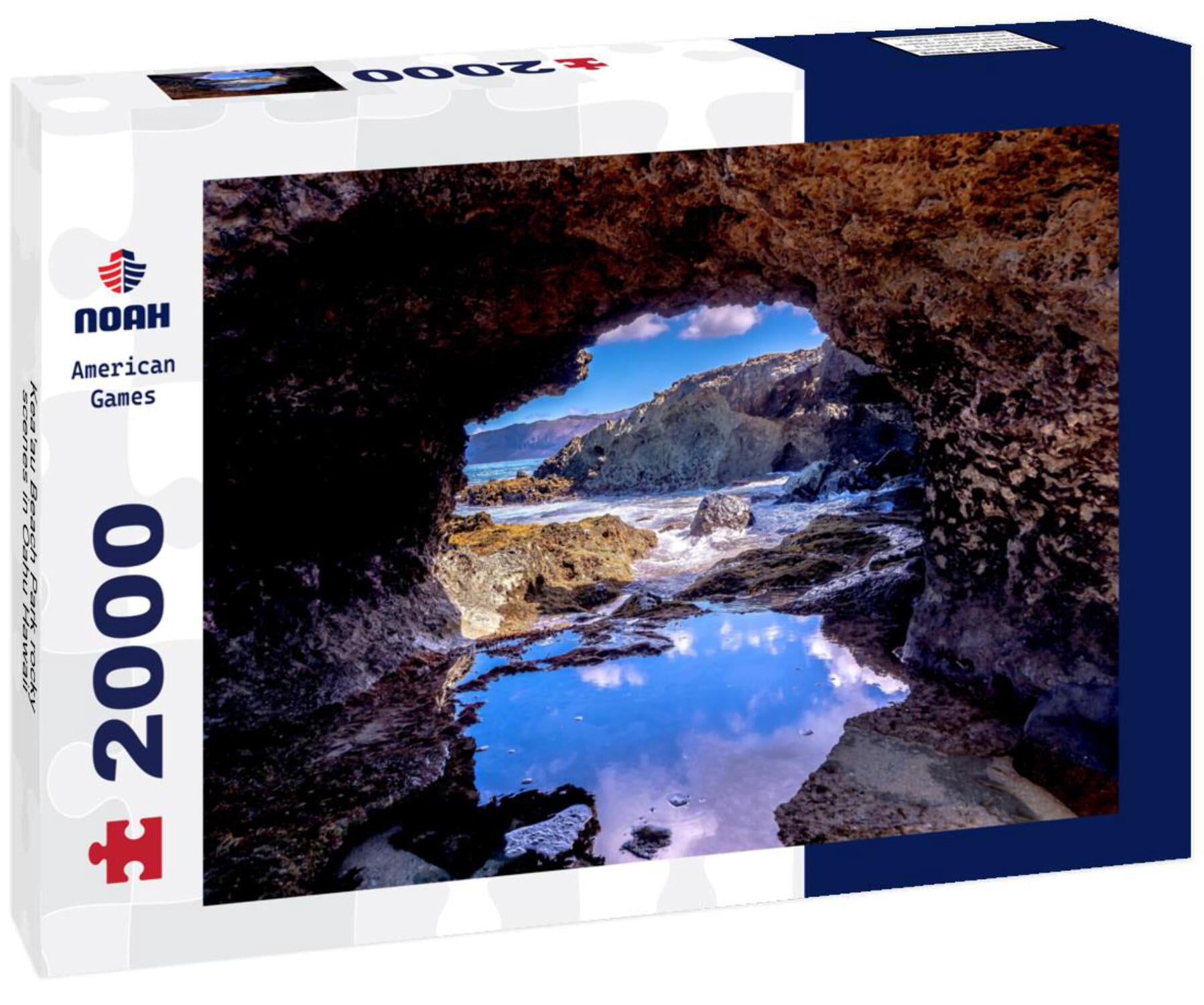 Noah Jigsaw Puzzle Kea'au Beach Park rocky scenes in Oahu Hawaii 2000 ...