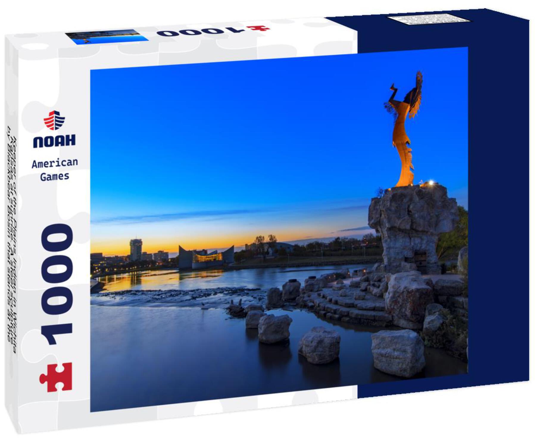 Noah Jigsaw Puzzle Keeper of the Plains Indian in Wichita, Kansas at ...