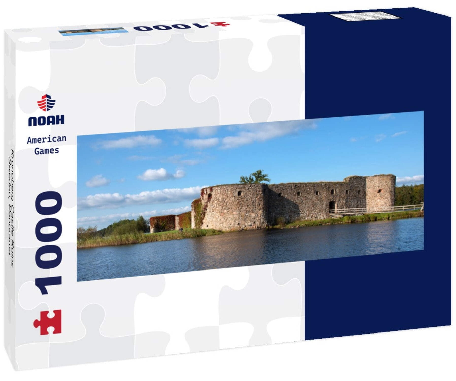 Noah Jigsaw Puzzle Kronoberg Castle Ruins- Sweden, Panorama 1000 Pieces ...