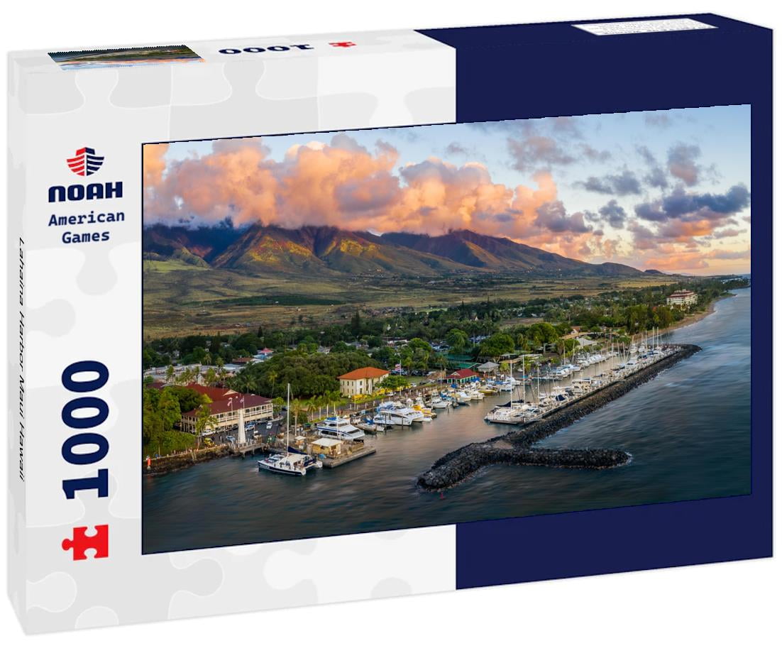 Noah Jigsaw Puzzle Lahaina Harbor, Maui, Hawaii 1000 Pieces - Walmart.com