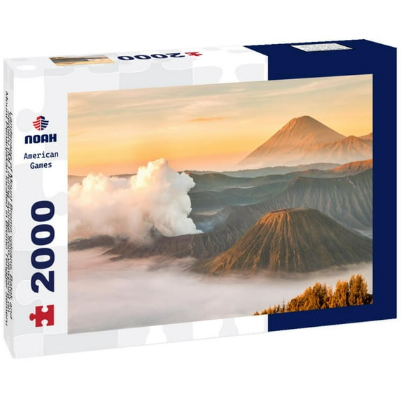 Noah Jigsaw Puzzle Landscape of Mount Bromo volcano, Batok and Semeru ...