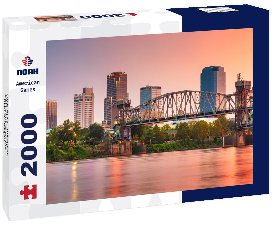 Noah Jigsaw Puzzle Little Rock, Arkansas, USA skyline on the river at ...