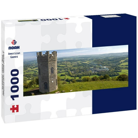 Noah Jigsaw Puzzle Lookout tower over Cwmbran in South Wales, known as ...