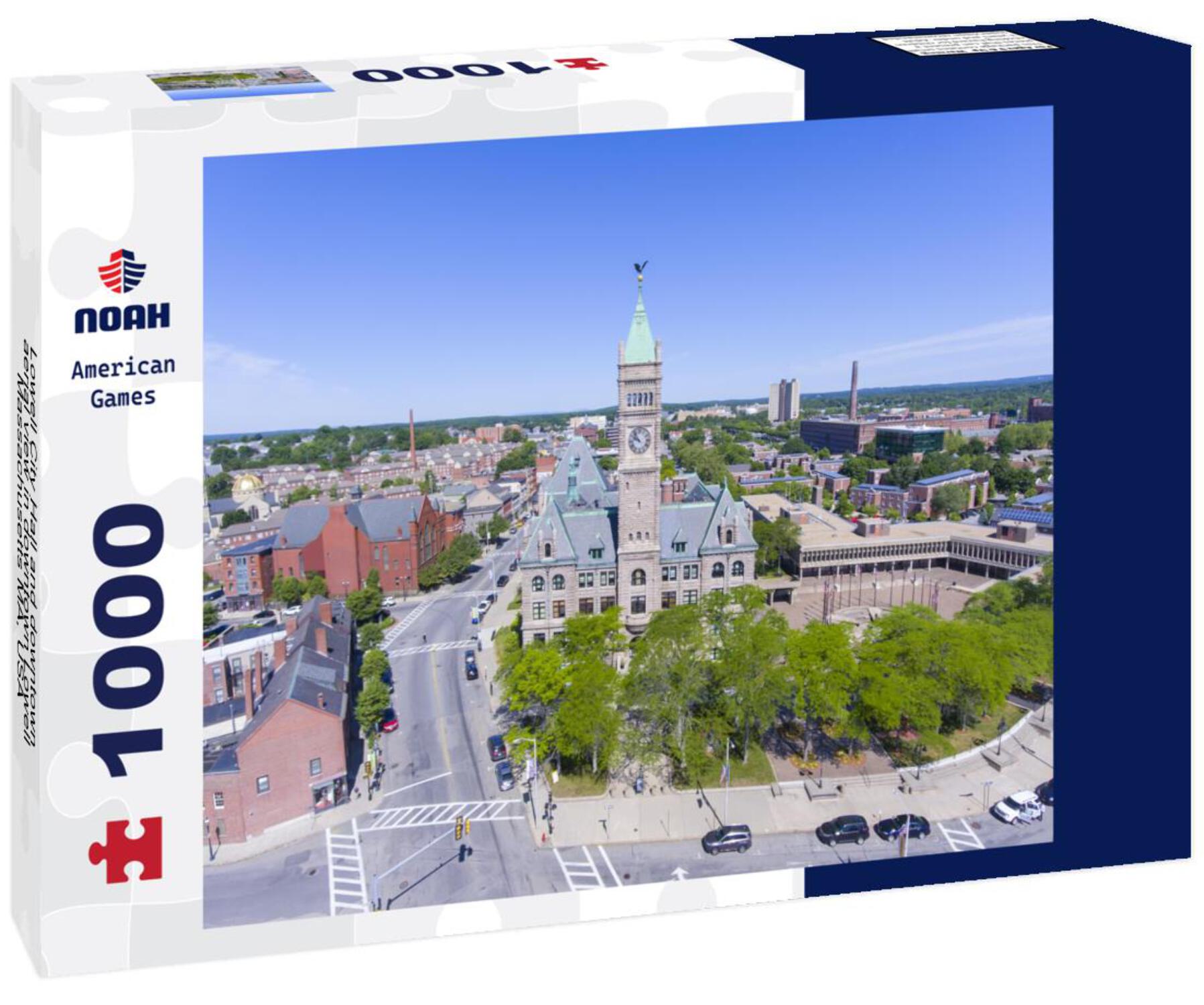 Noah Jigsaw Puzzle Lowell City Hall and downtown aerial view in ...