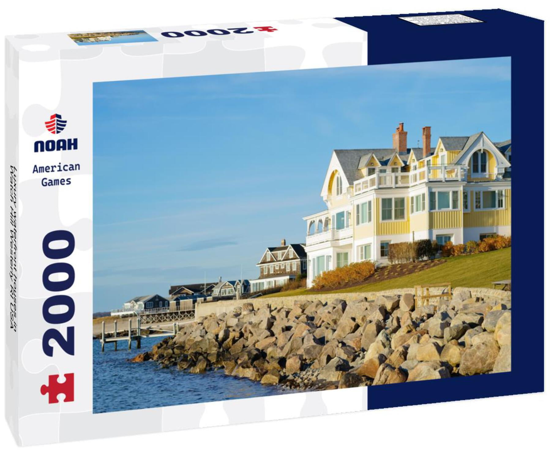 Noah Jigsaw Puzzle Luxury waterfront houses in Watch Hill Westerly RI ...