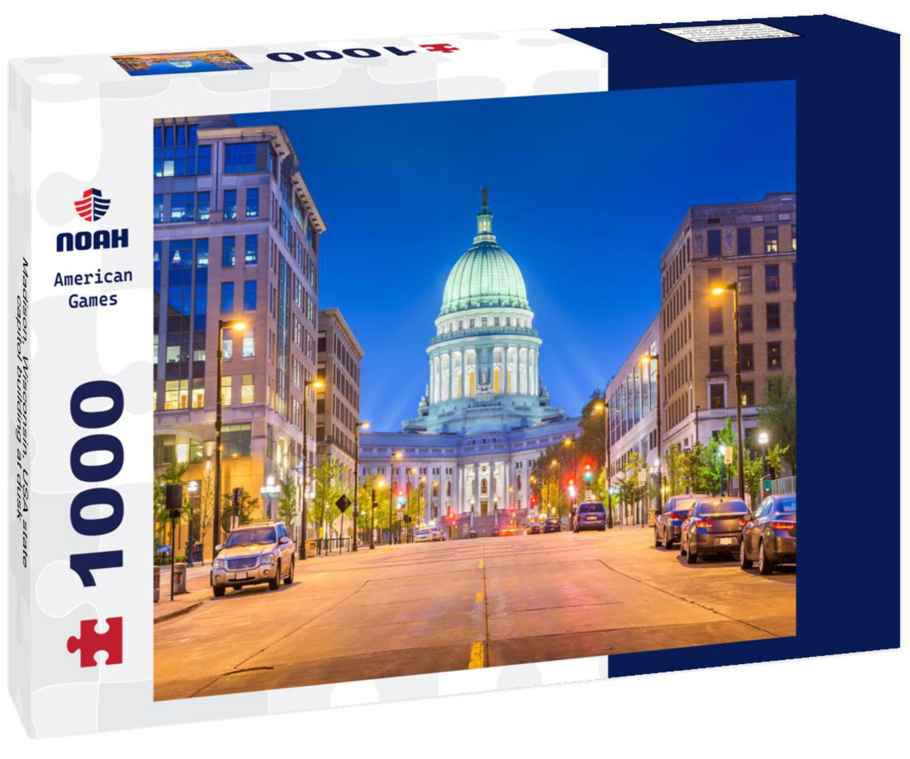 Noah Jigsaw Puzzle Madison, Wisconsin, USA state capitol building at ...