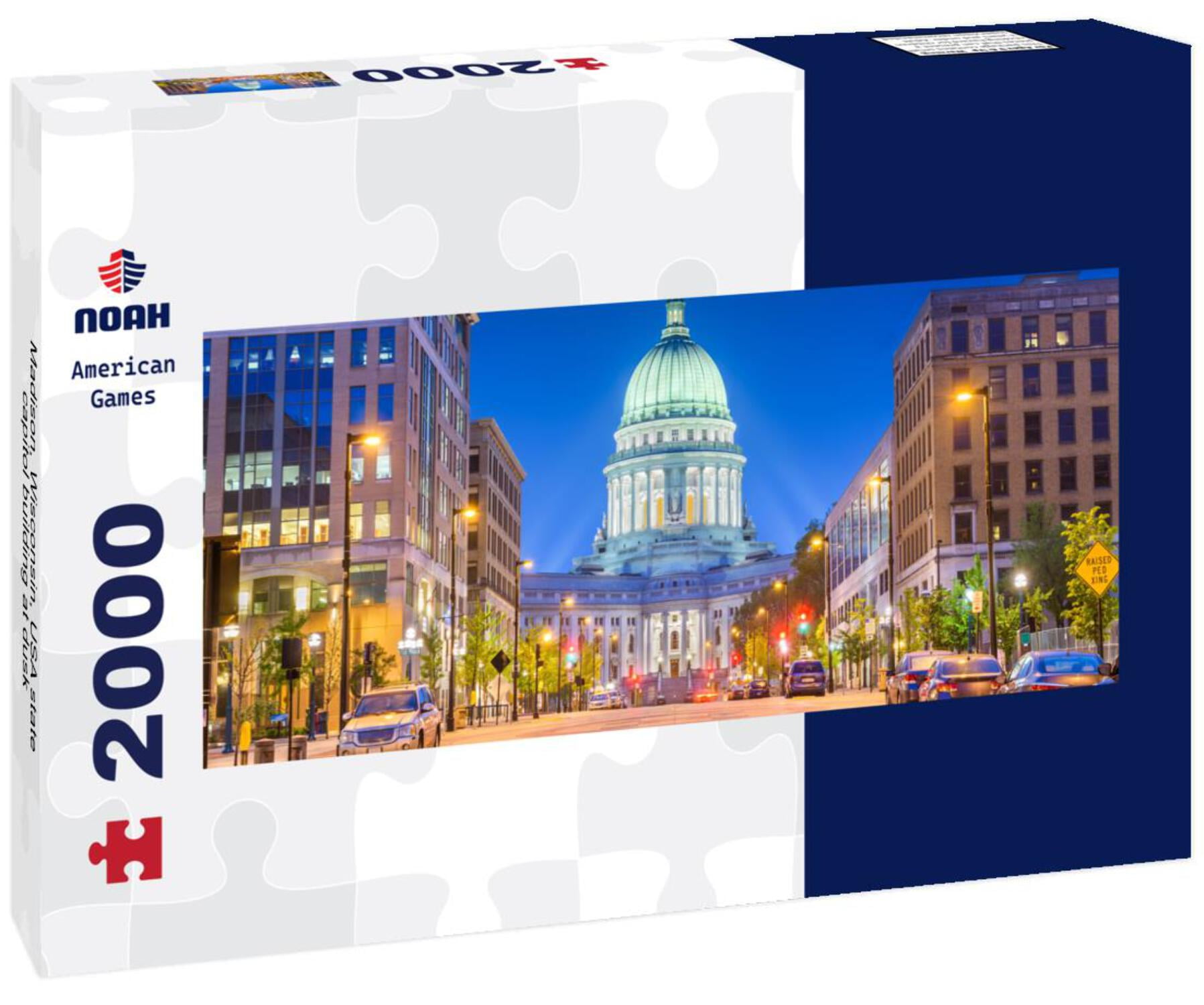 Noah Jigsaw Puzzle Madison, Wisconsin, USA state capitol building at ...