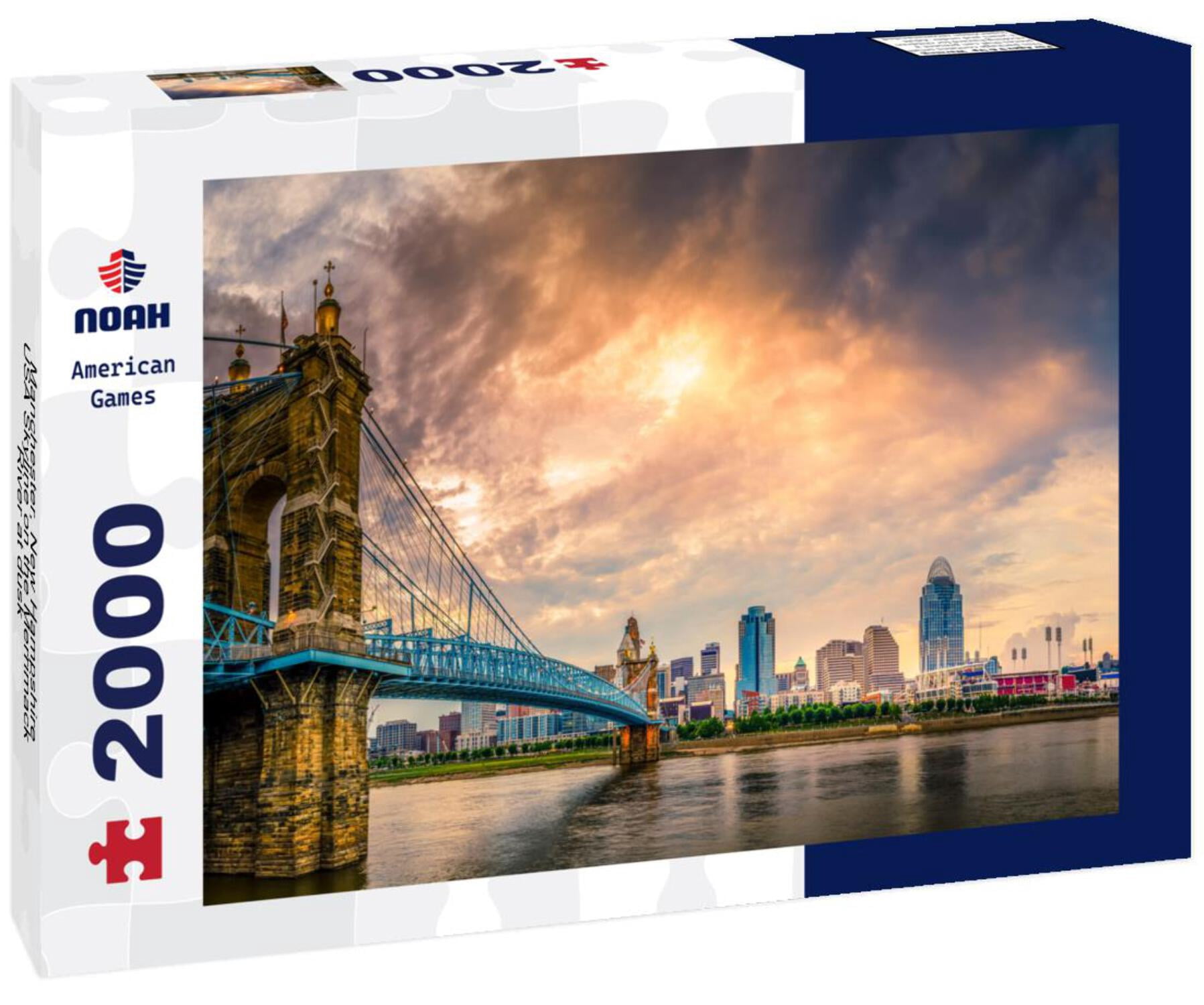 Noah Jigsaw Puzzle Manchester, New Hampshire, USA Skyline on the ...