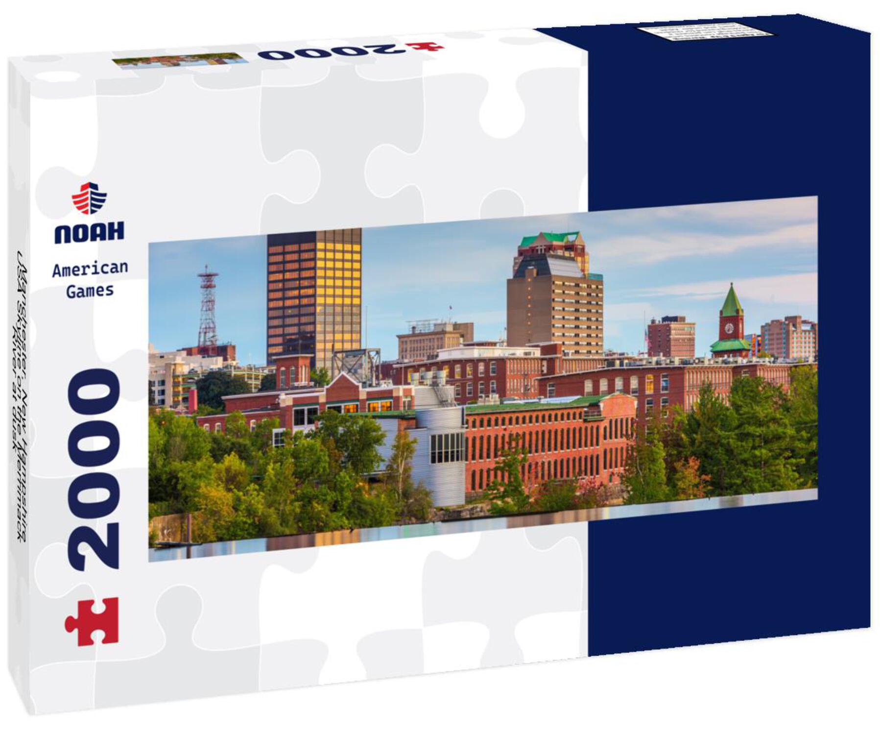 Noah Jigsaw Puzzle Manchester, New Hampshire, USA Skyline on the ...