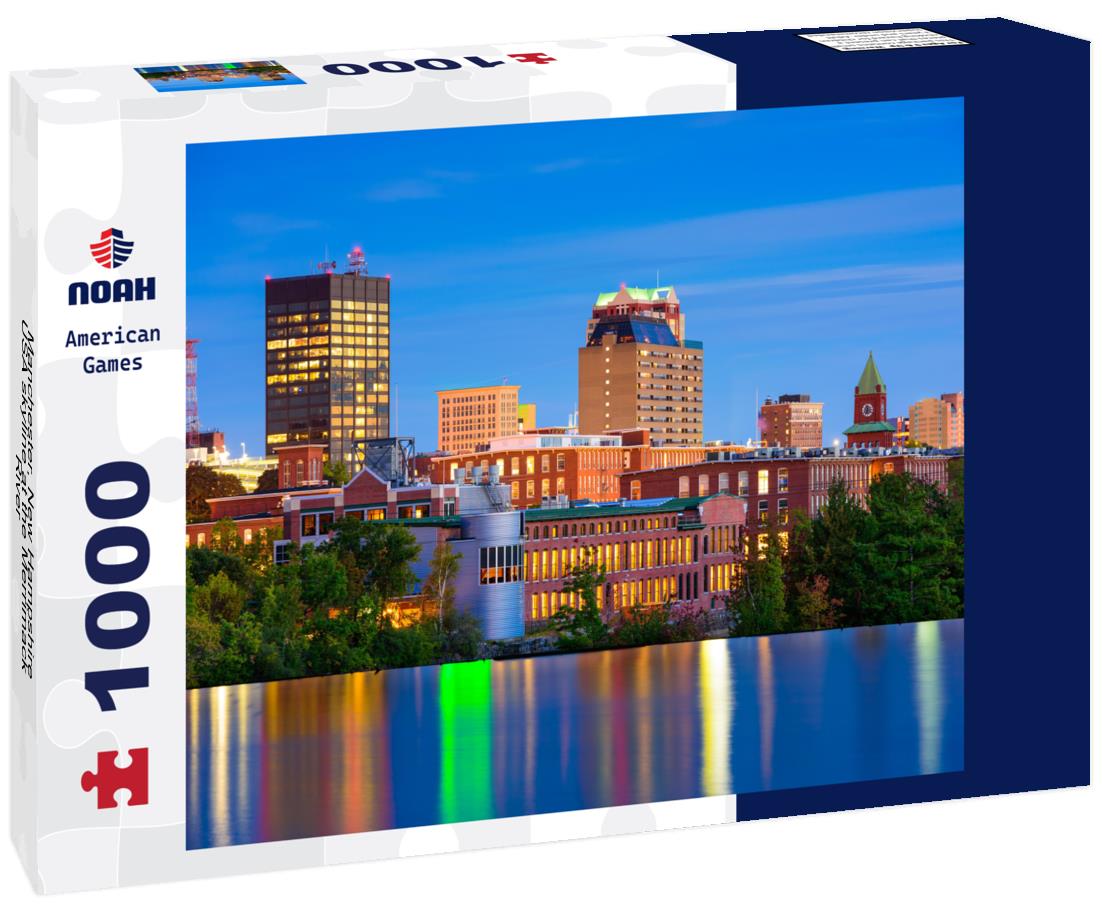 Noah Jigsaw Puzzle Manchester, New Hampshire, USA skyline at the ...