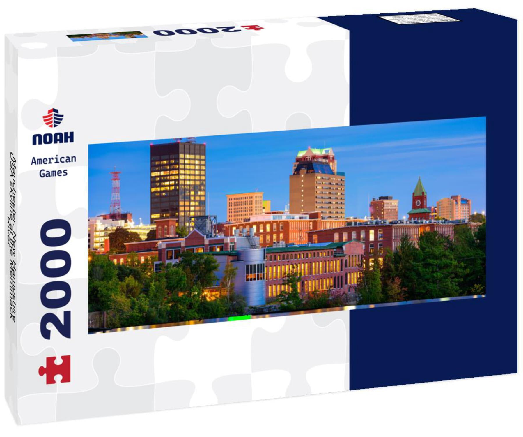 Noah Jigsaw Puzzle Manchester, New Hampshire, USA skyline at the ...