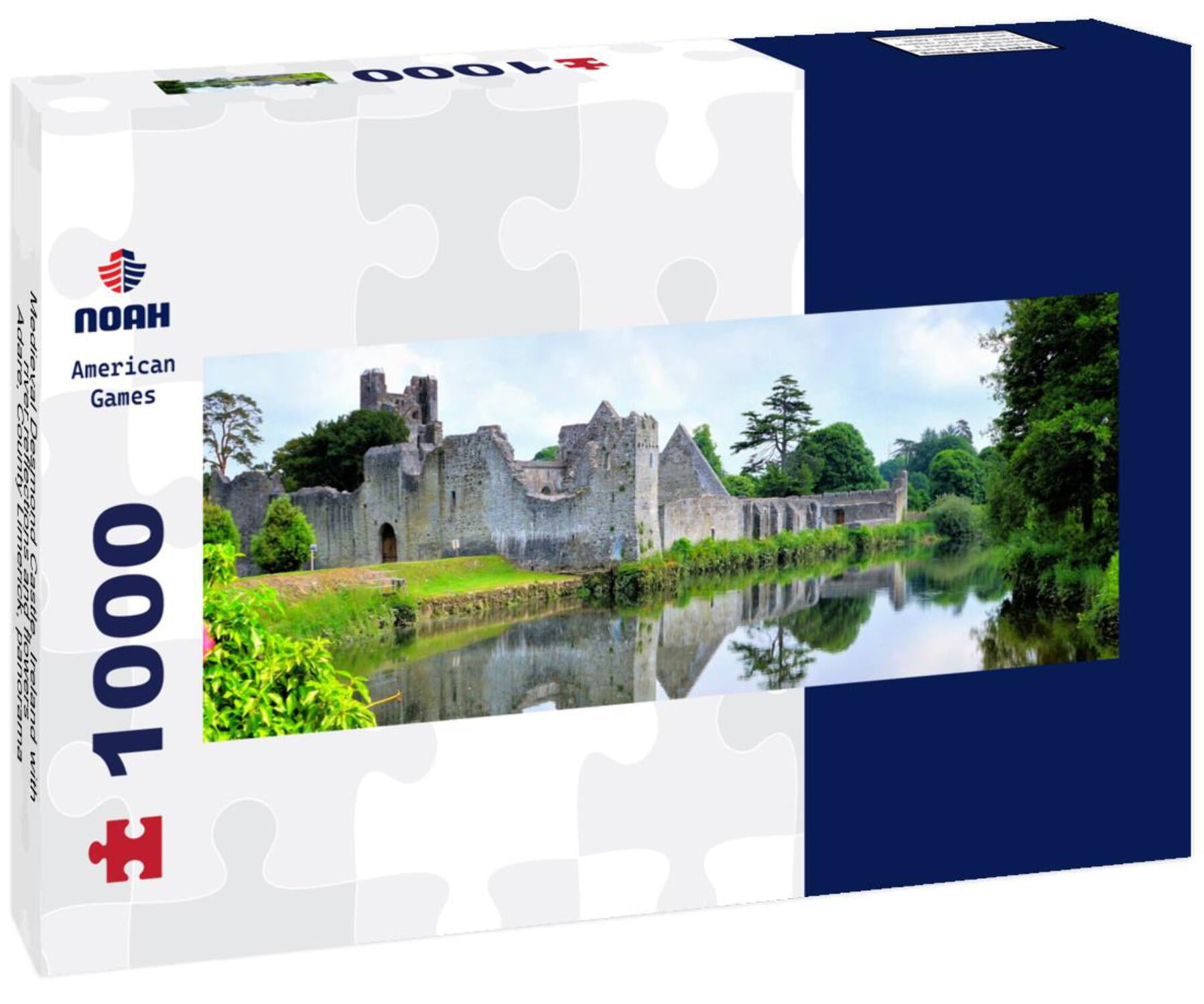 Noah Jigsaw Puzzle Medieval Desmond Castle, Ireland with river ...