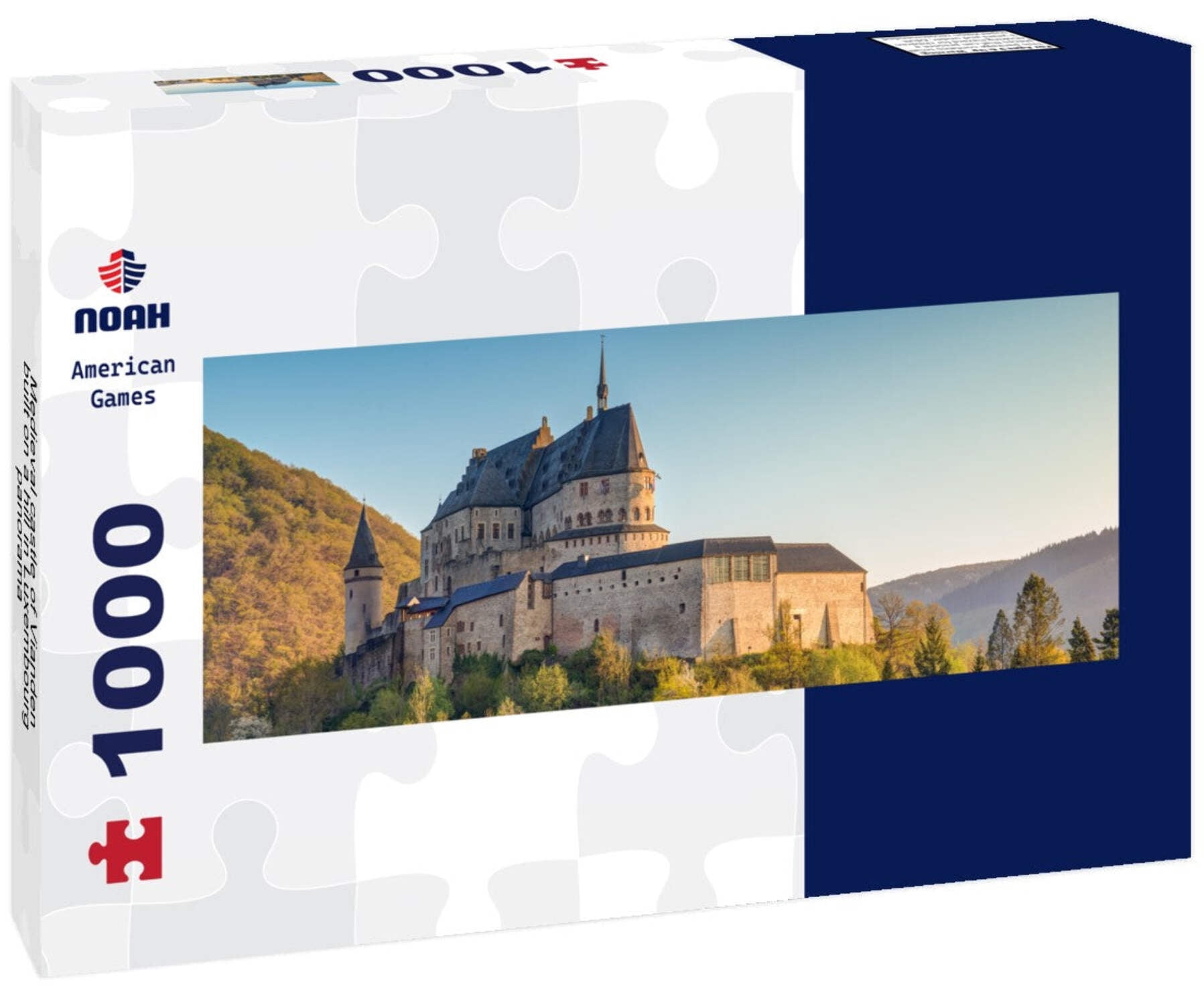 Noah Jigsaw Puzzle Medieval castle of Vianden, built on a hill in ...