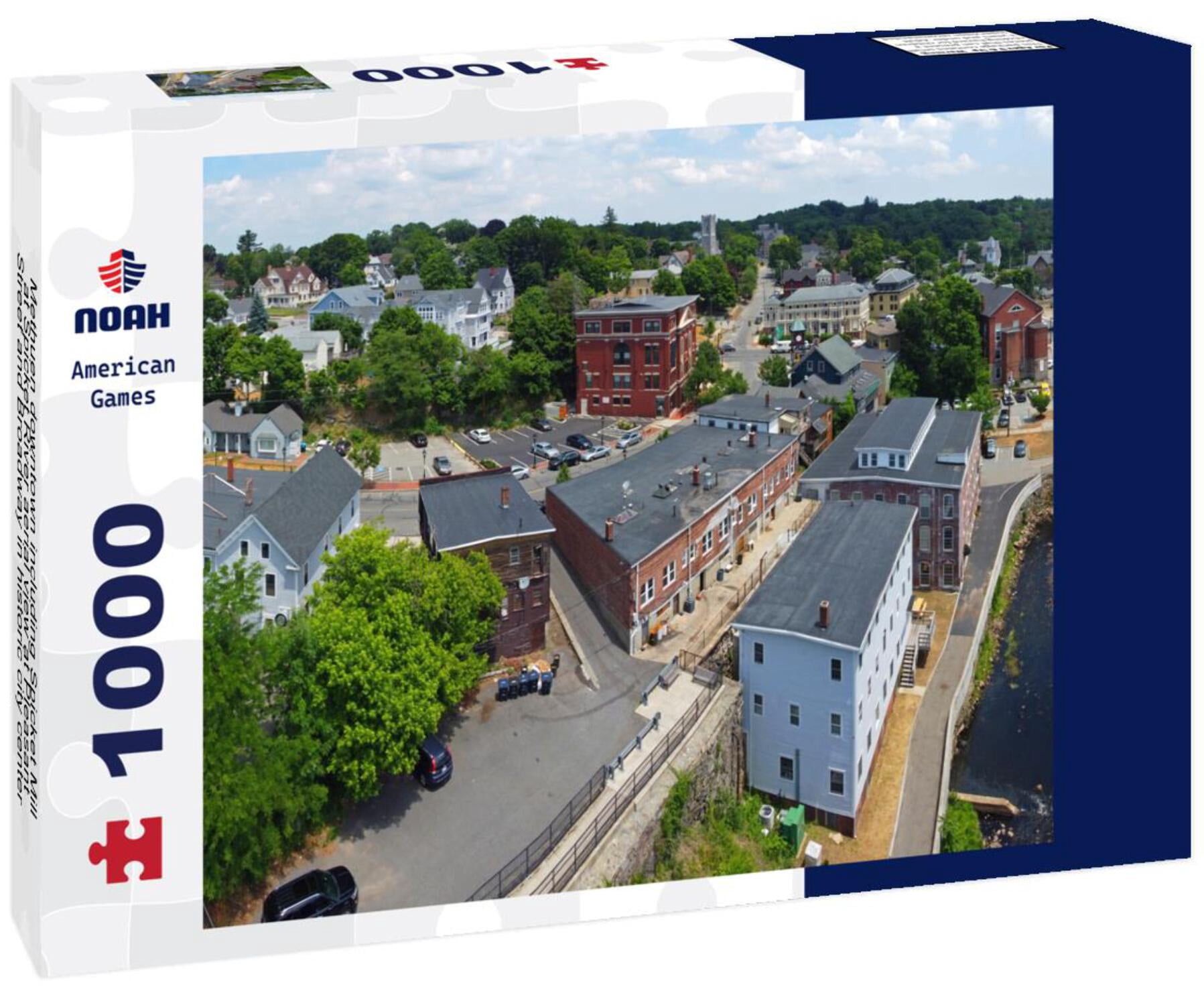 Noah Jigsaw Puzzle Methuen downtown including Spicket Mill at Spicket ...