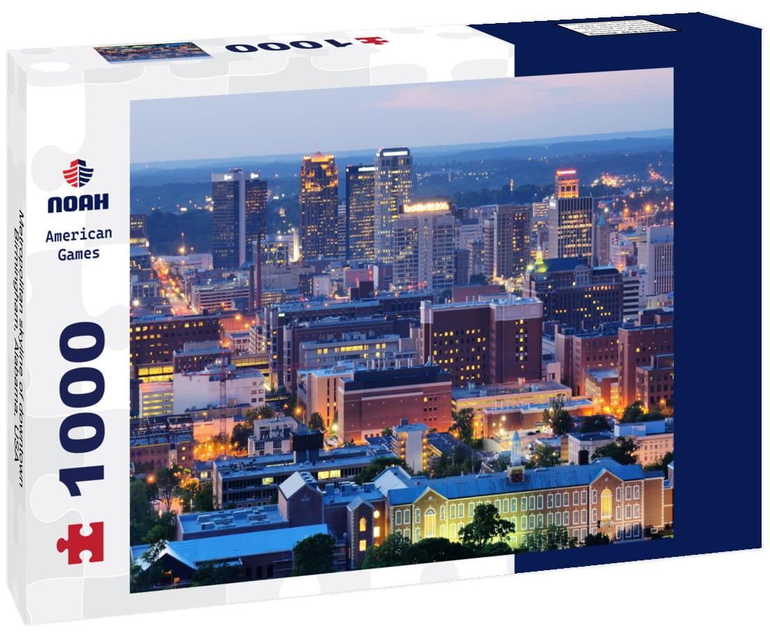 Noah Jigsaw Puzzle Metropolitan skyline of downtown Birmingham, Alabama ...
