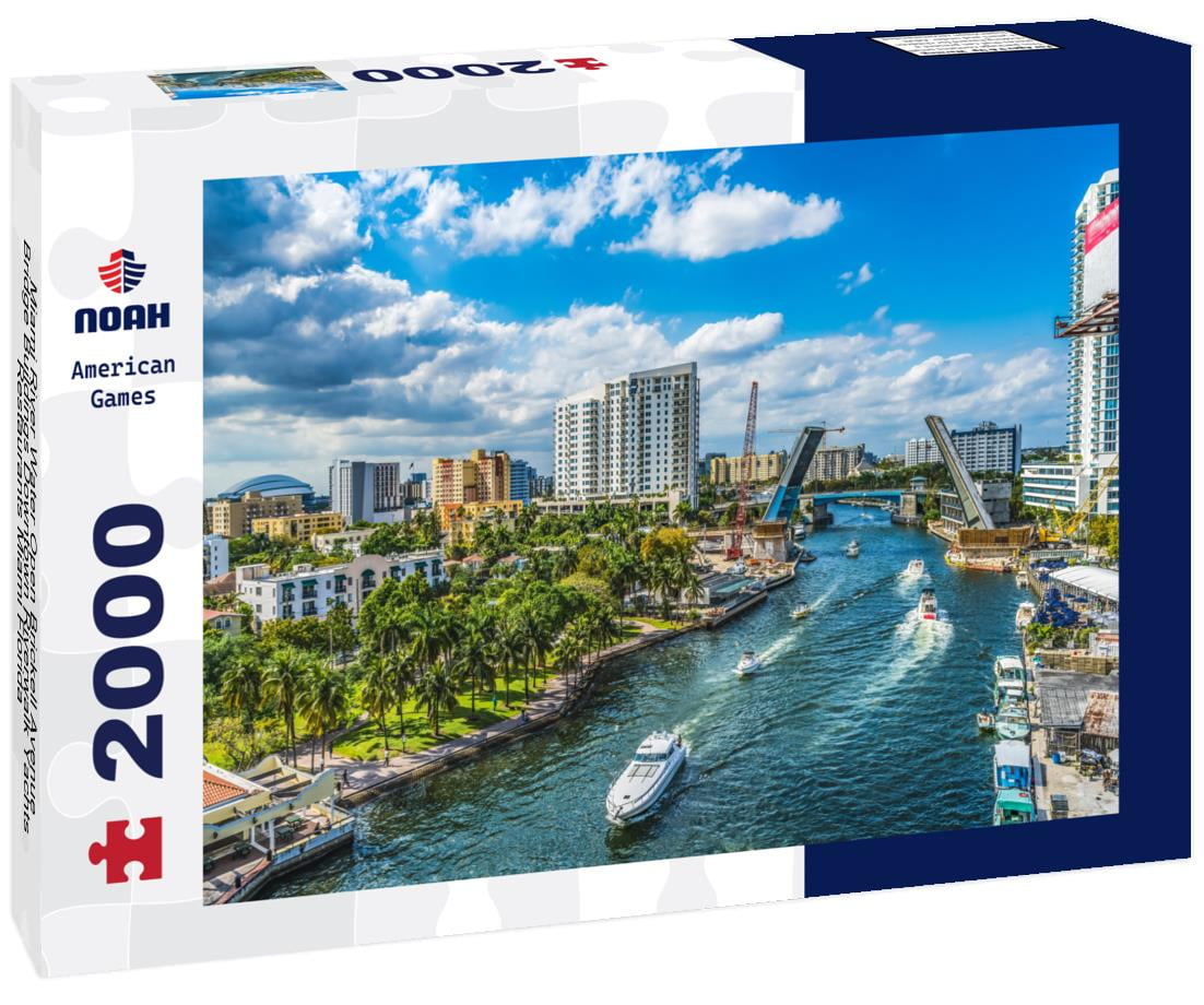 Noah Jigsaw Puzzle Miami River Water Open Brickell Avenue Bridge ...