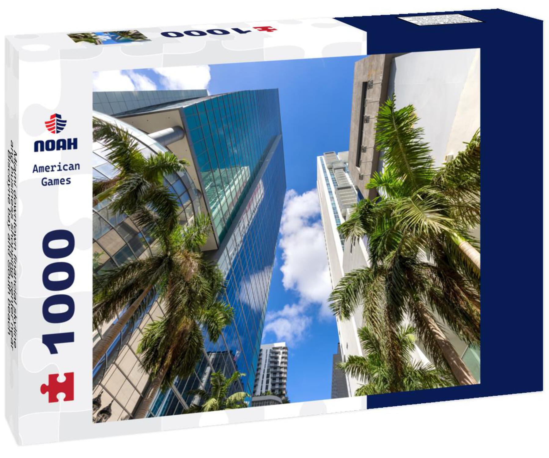 Noah Jigsaw Puzzle Miami downtown financial skyline and business ...