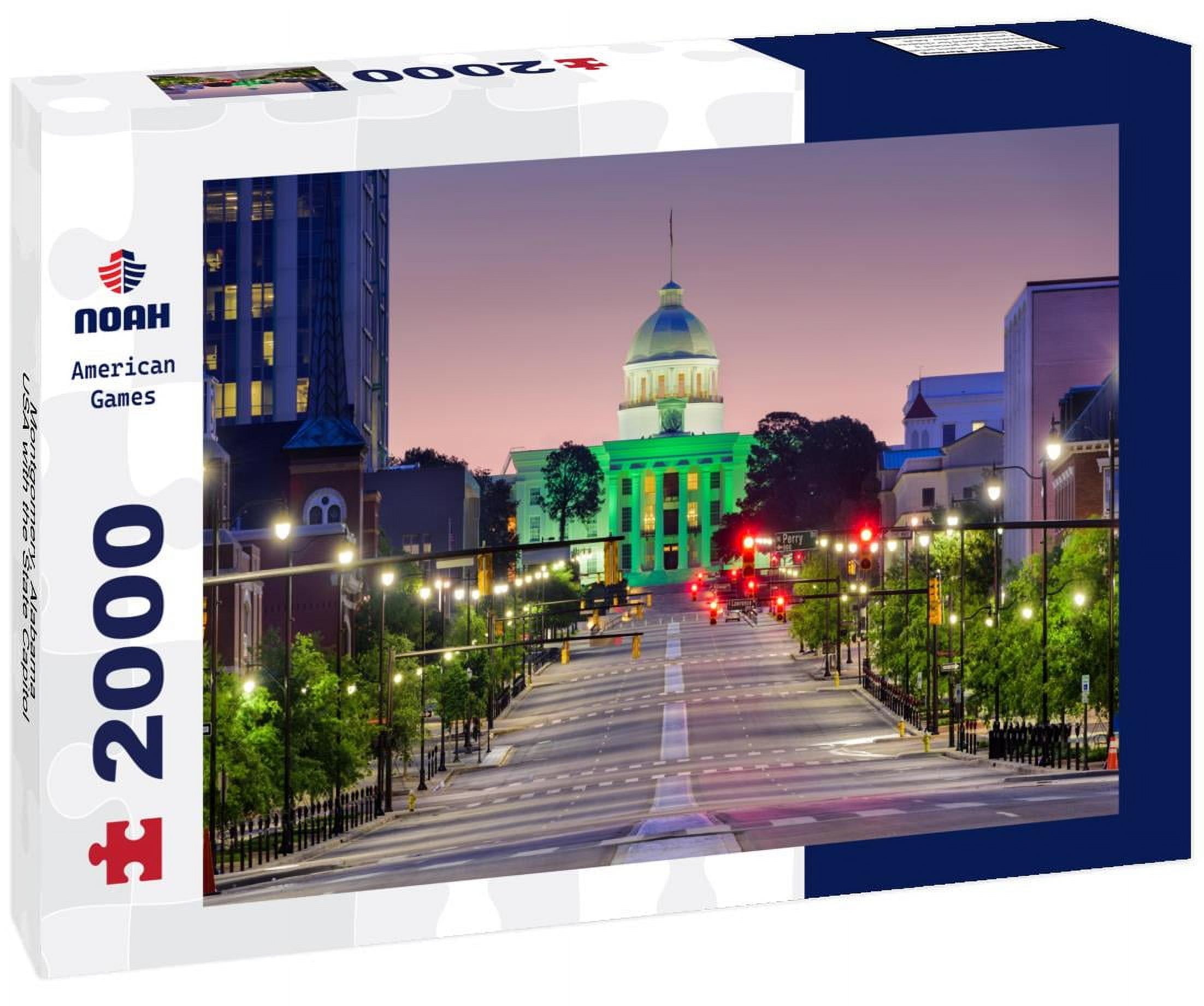 Noah Jigsaw Puzzle Montgomery, Alabama, USA with the State Capitol 2000 ...