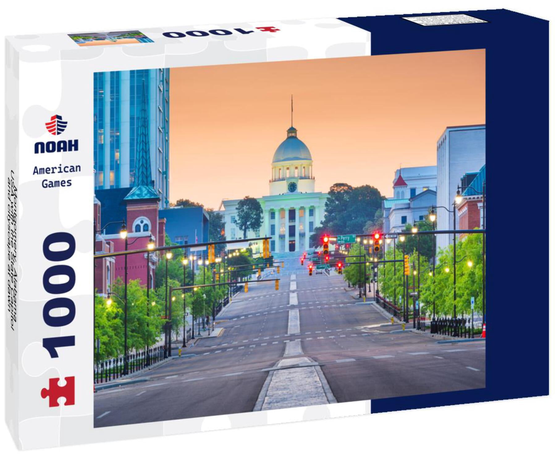 Noah Jigsaw Puzzle Montgomery, Alabama, USA with the State Capitol and ...