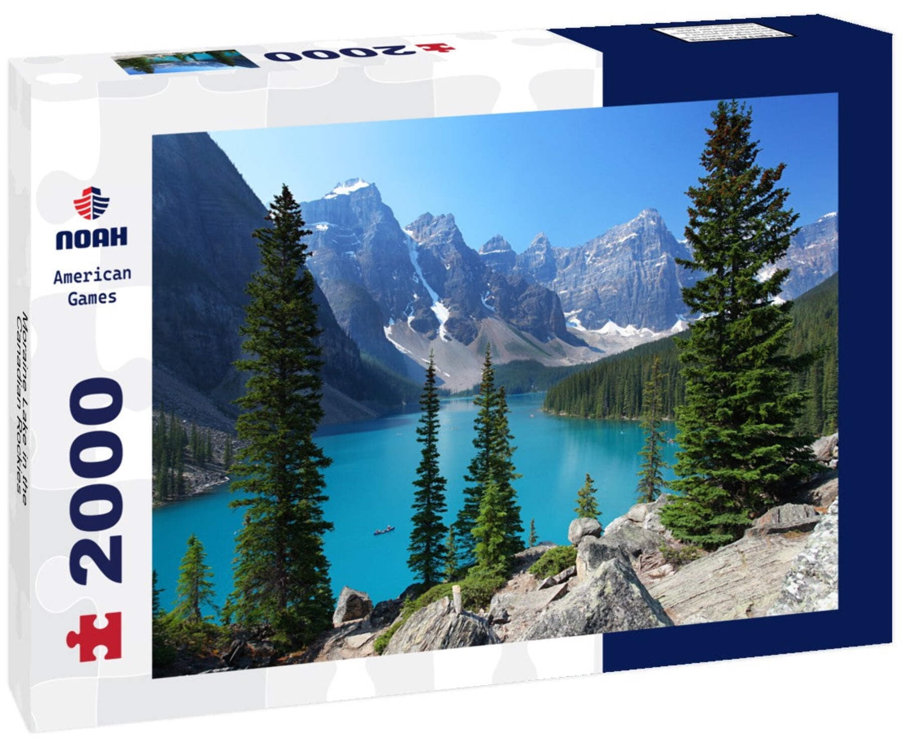 Noah Jigsaw Puzzle Moraine Lake in the Canadian Rockies 2000 Pieces ...