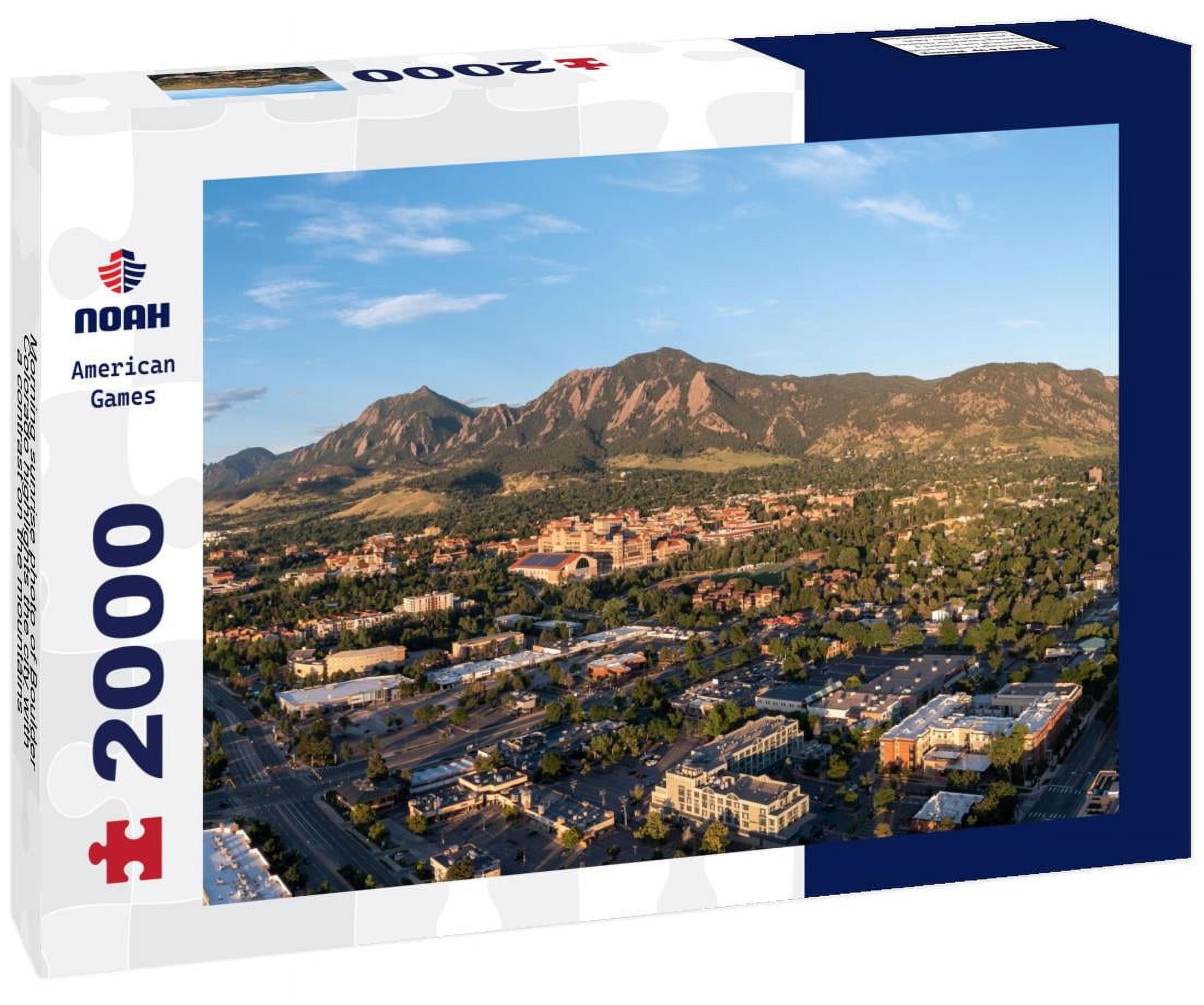 Noah Jigsaw Puzzle Morning sunrise photo of Boulder, Colorado ...