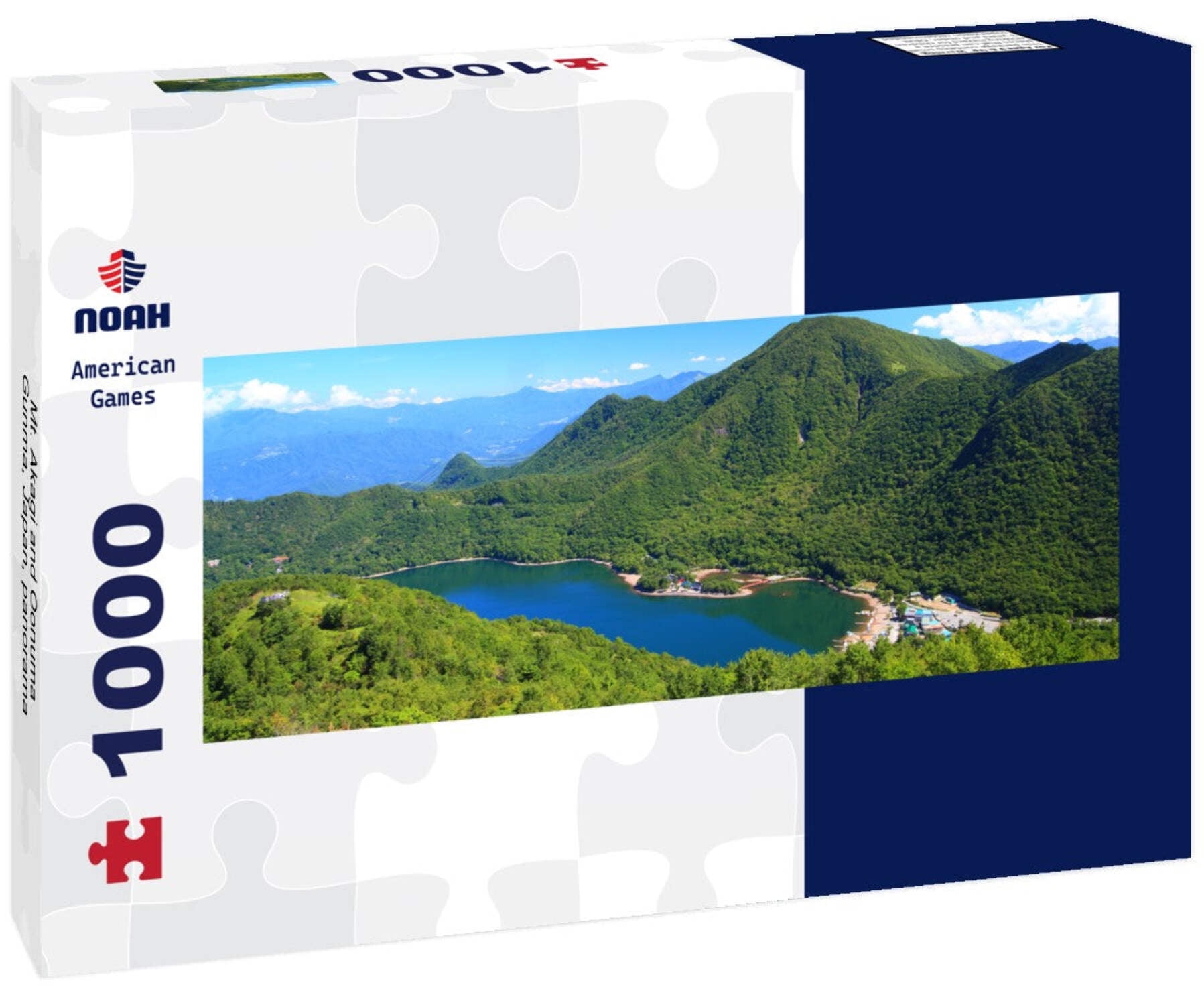 Mt. Akagi and Oonuma, Gunma, Japan 1000pc Panoramic Puzzle - Walmart.com