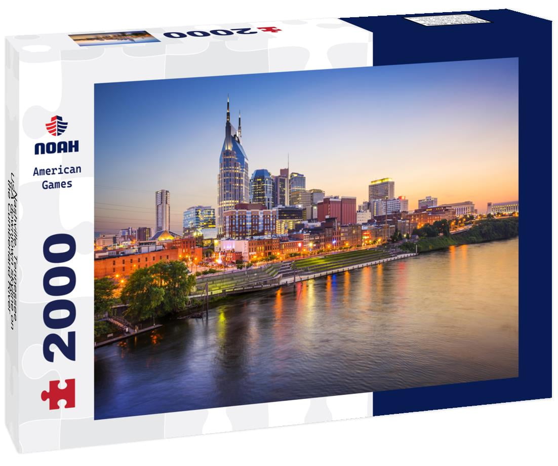 Noah Jigsaw Puzzle Nashville, Tennessee, USA downtown skyline on the ...
