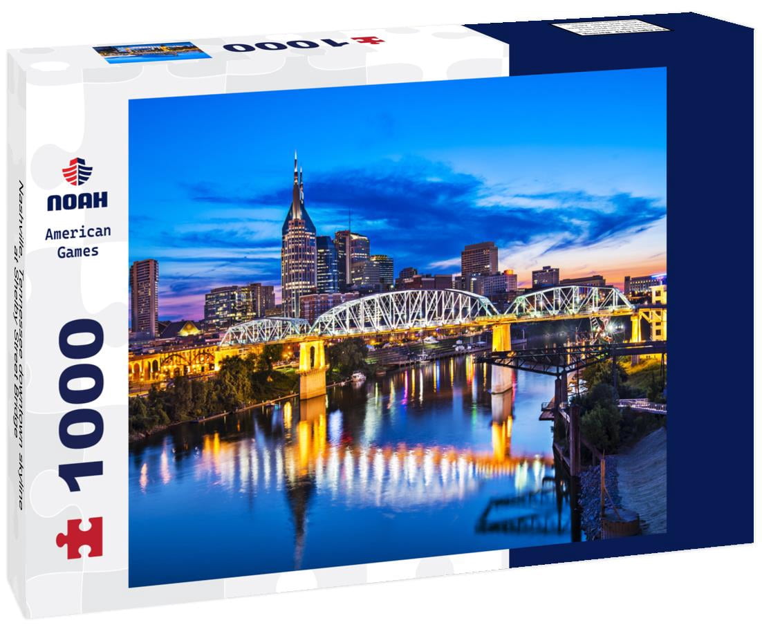 Noah Jigsaw Puzzle Nashville, Tennessee downtown skyline at Shelby ...