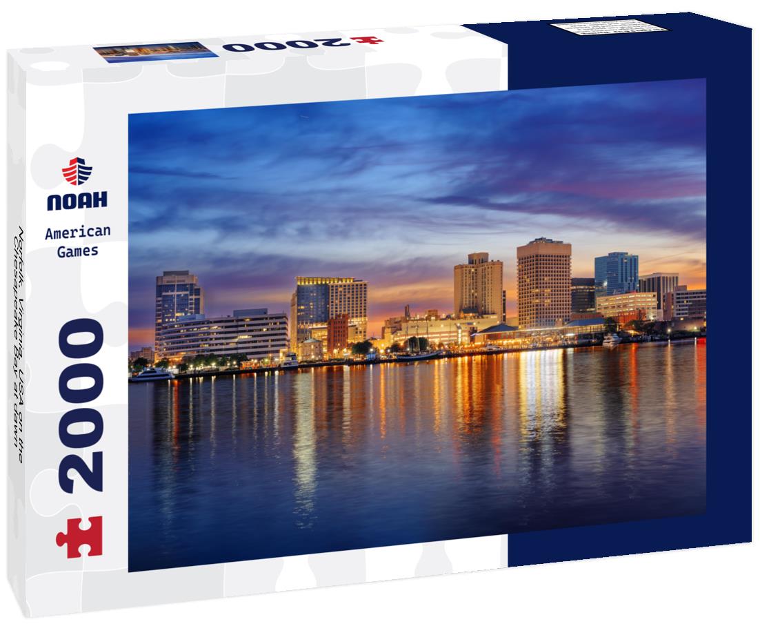Noah Jigsaw Puzzle Norfolk, Virginia, USA on the Chesapeake Bay at dawn ...