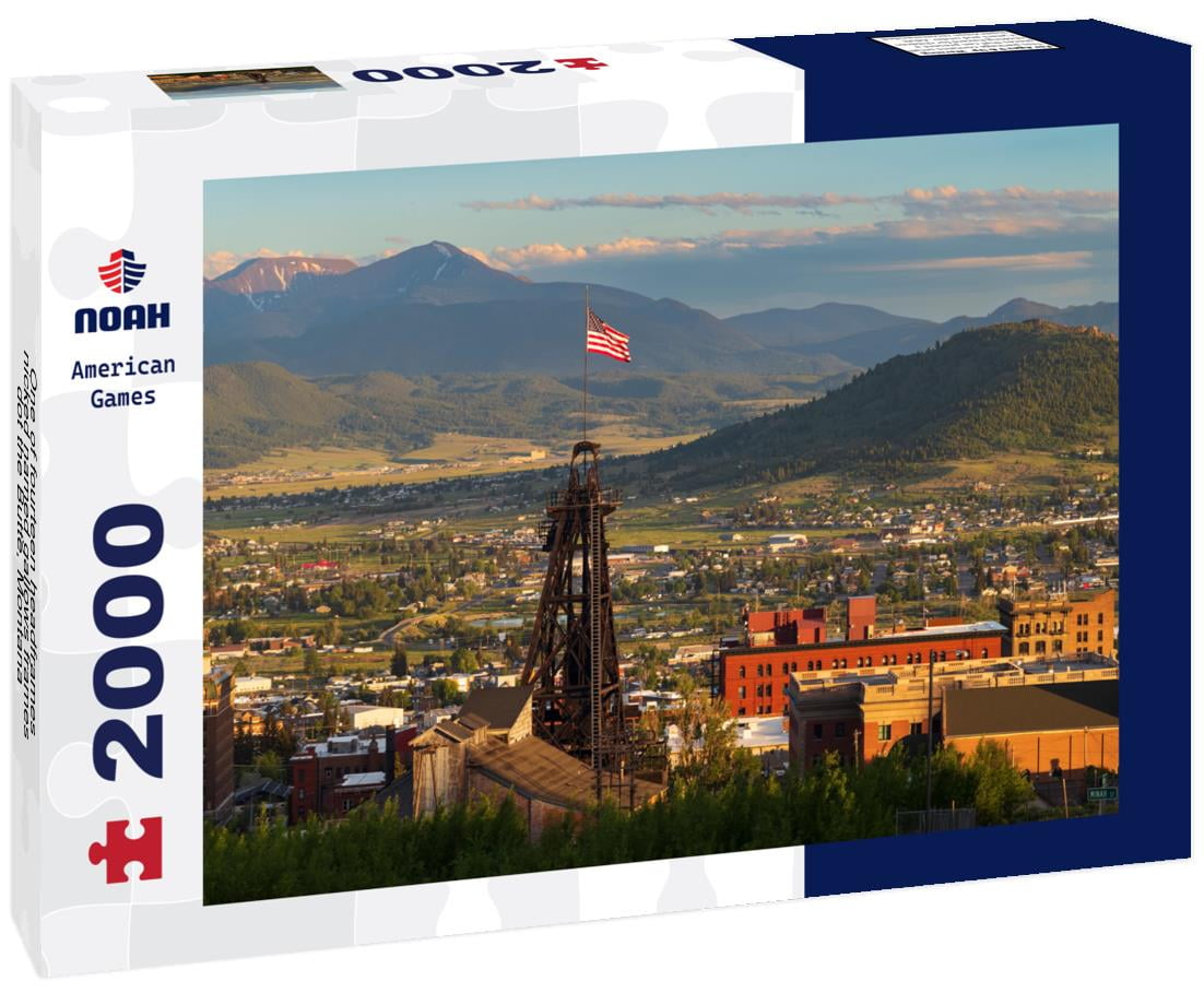 Noah Jigsaw Puzzle One of fourteen headframes, nicked named gallows ...