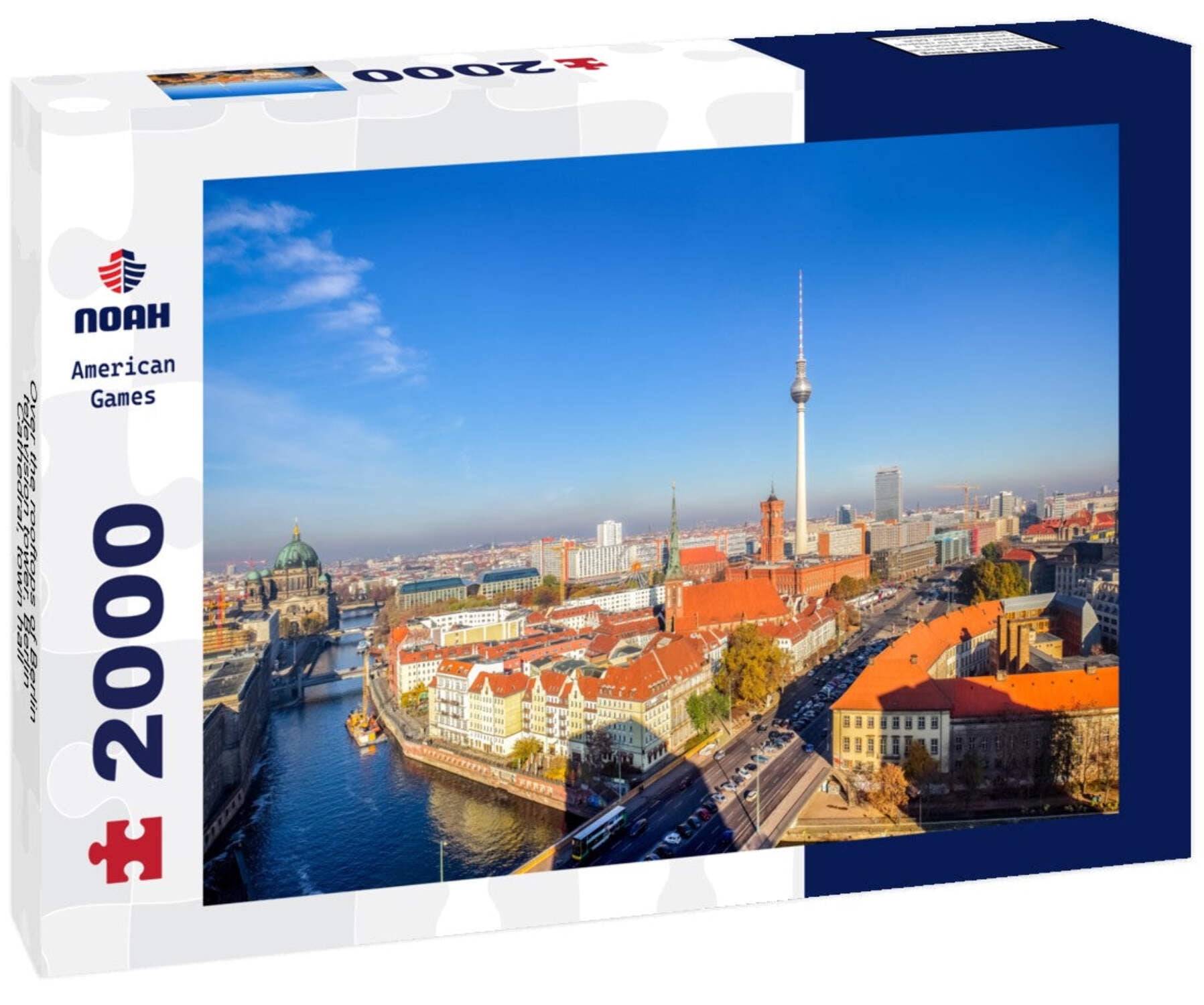 Noah Jigsaw Puzzle Over the rooftops of Berlin, television tower ...