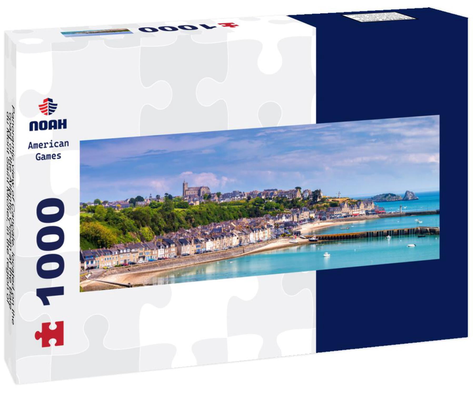 Noah Jigsaw Puzzle Panoramic view of Cancale, located on the coast of ...