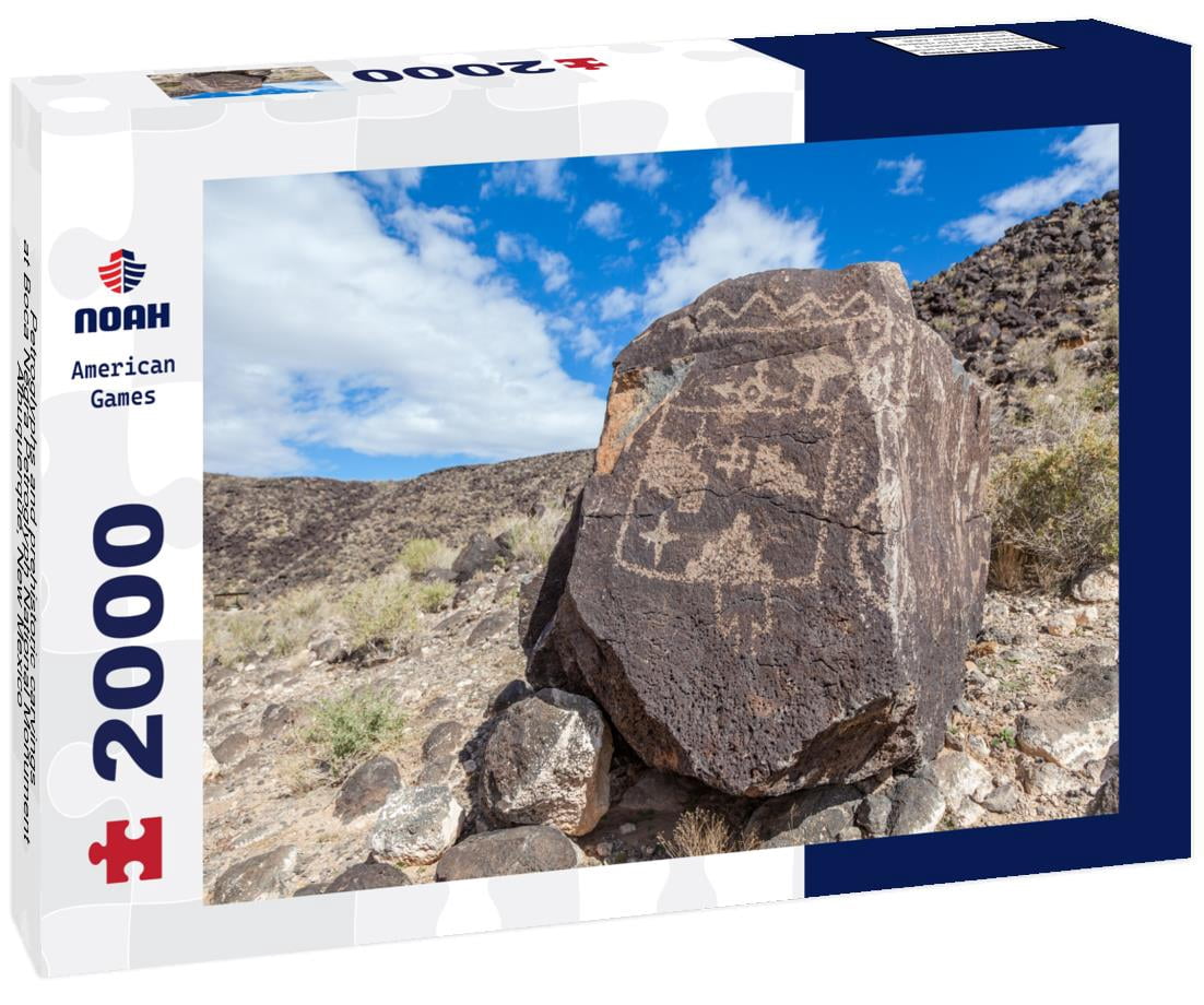 Noah Jigsaw Puzzle Petroglyphs and prehistoric carvings at Boca Negra ...