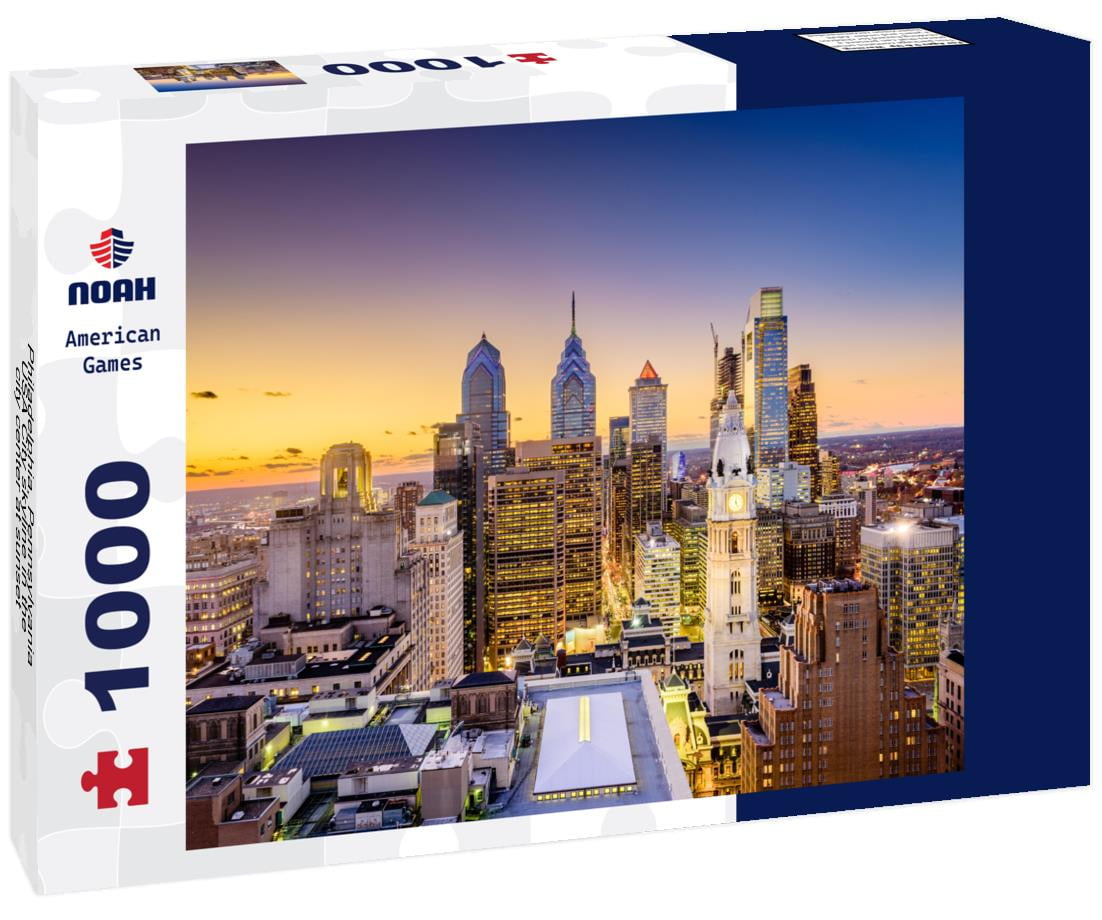 Noah Jigsaw Puzzle Philadelphia, Pennsylvania, USA City skyline in the ...