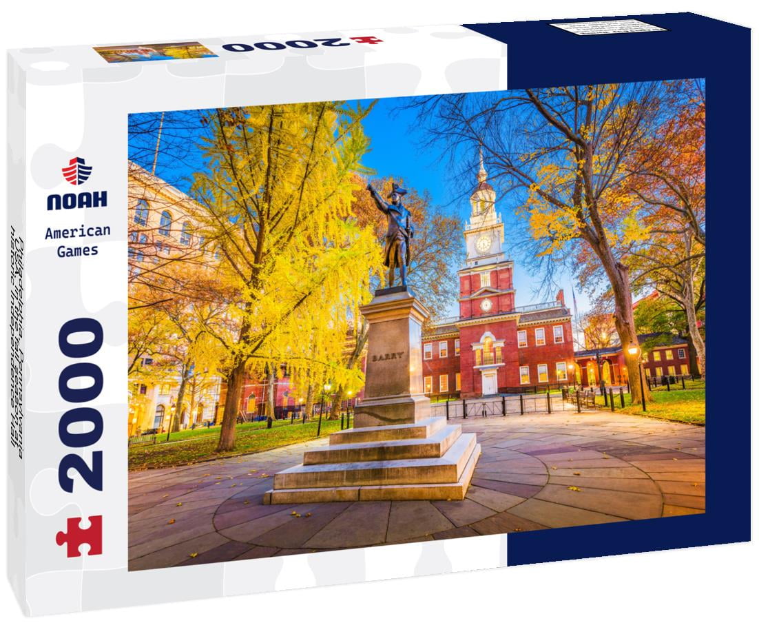 Noah Jigsaw Puzzle Philadelphia, Pennsylvania, USA, in the fall season ...