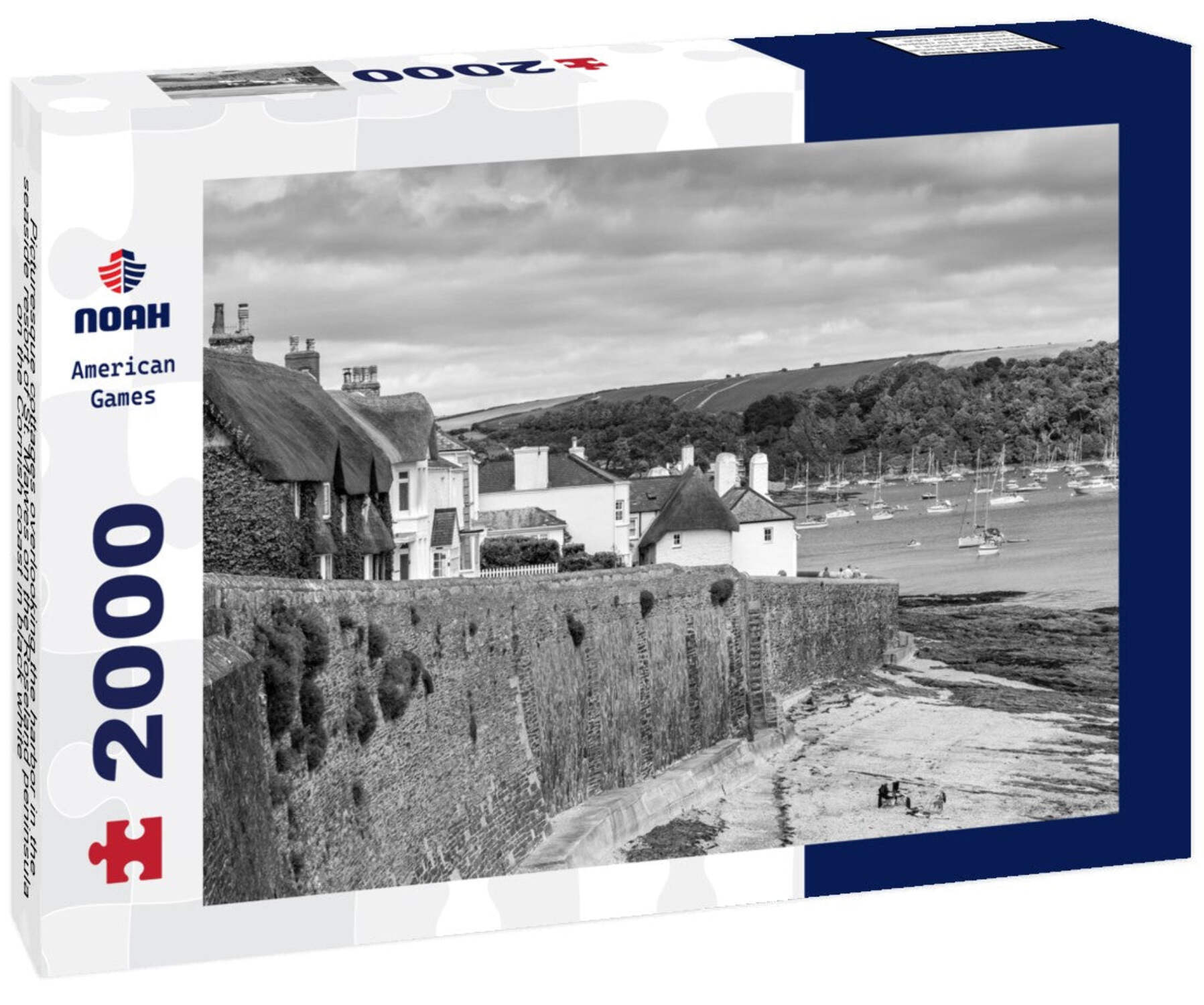 Noah Jigsaw Puzzle Picturesque cottages overlooking the harbor in the ...